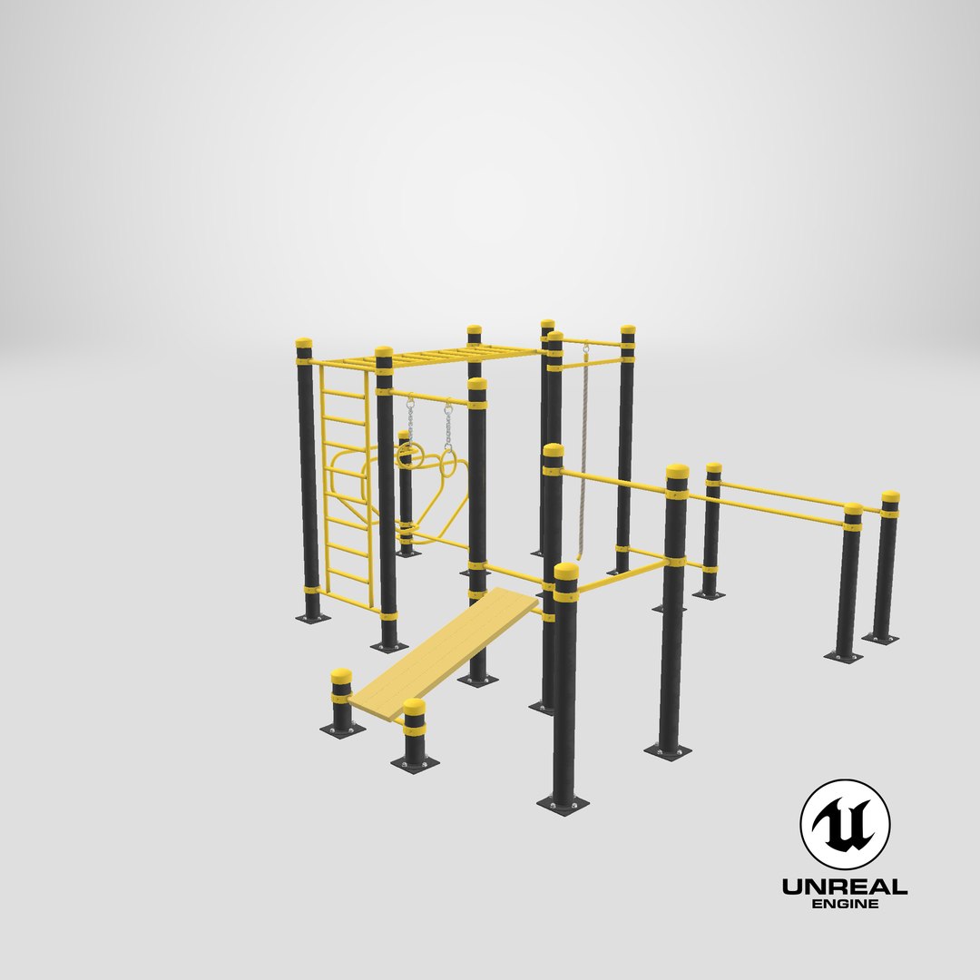 Street Workout Equipment V6 3D Model - TurboSquid 2088690