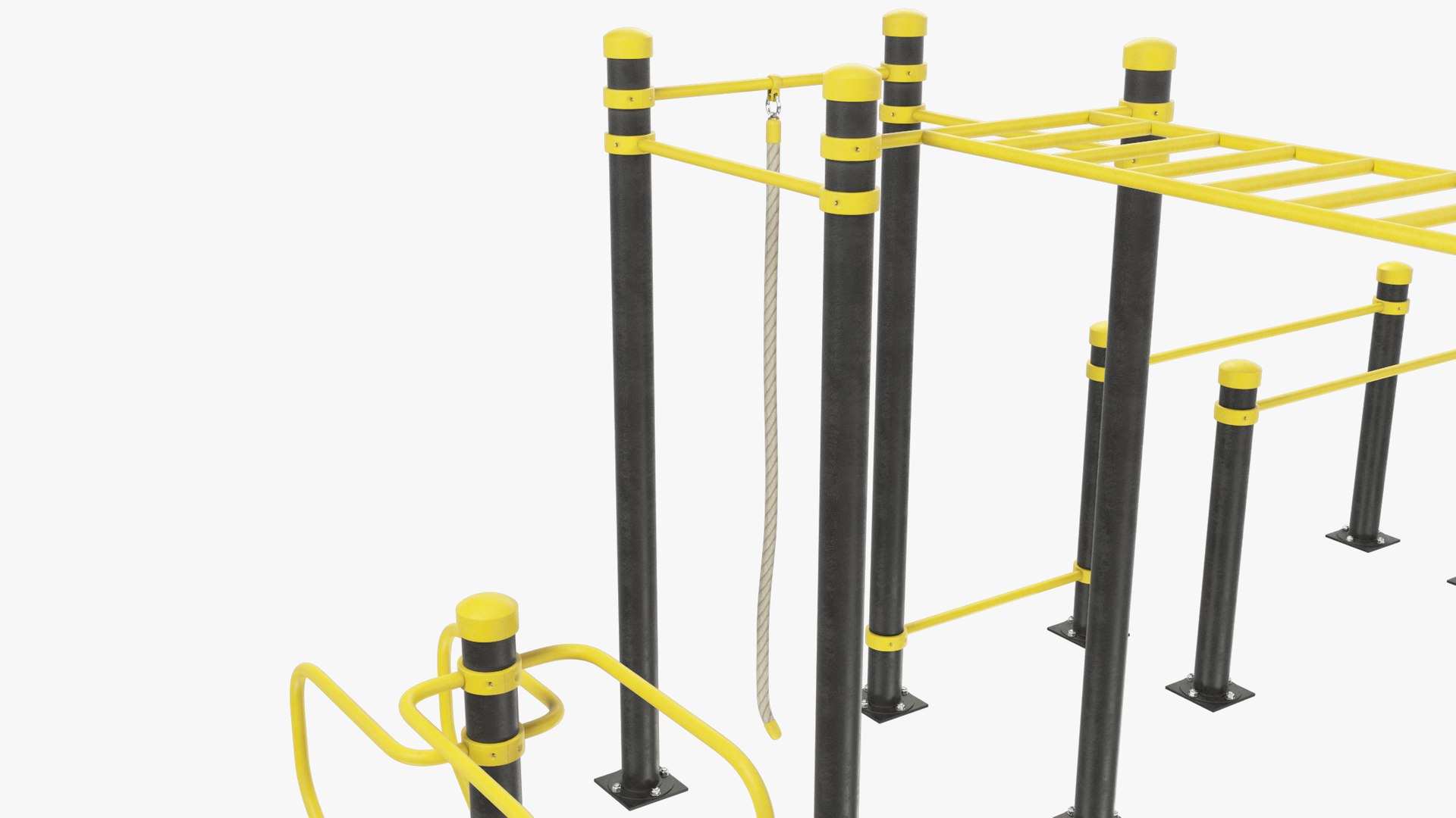 Street Workout Equipment V6 3D Model - TurboSquid 2088690