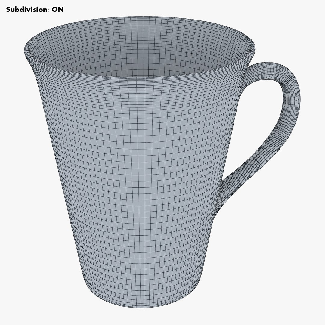 3D Ceramic Mug 350ml M 1 Model - TurboSquid 2144274