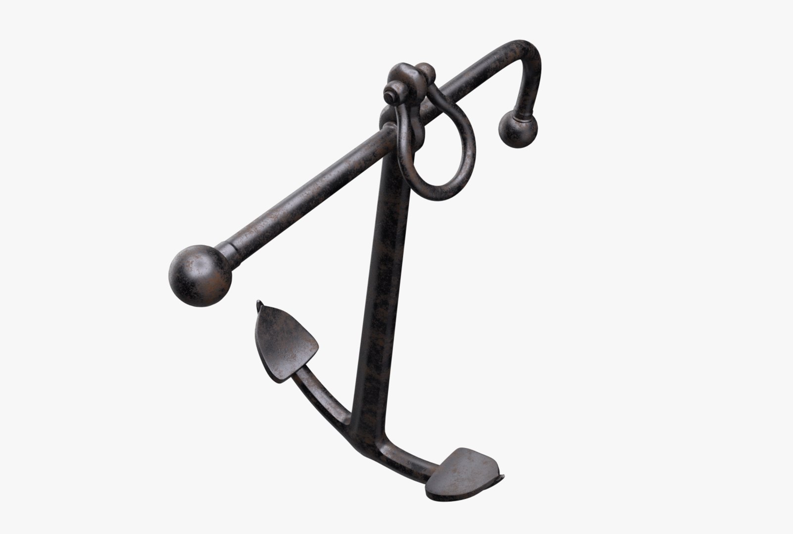 Admiralty Anchor 3D - TurboSquid 1273383