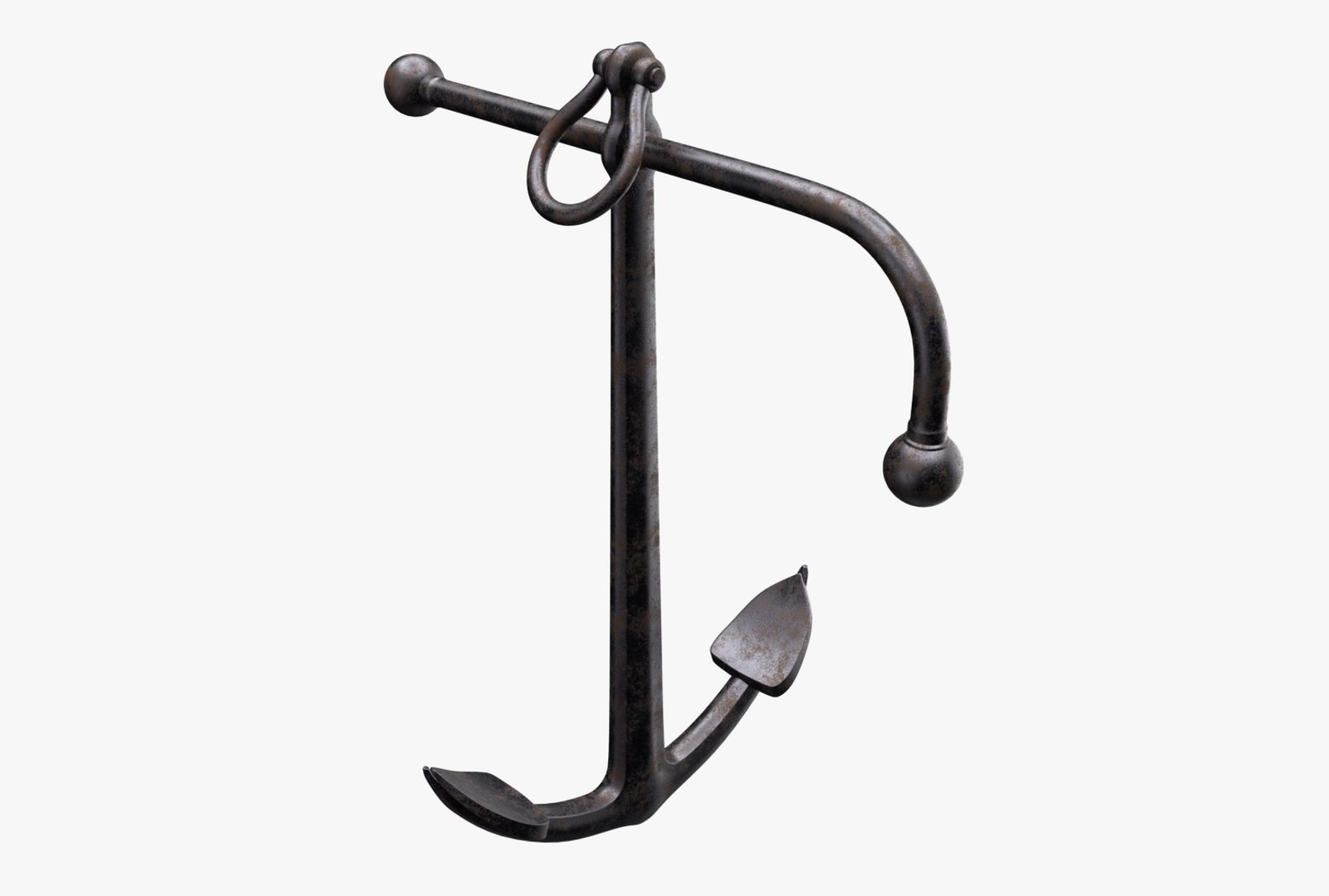 Admiralty Anchor 3D - TurboSquid 1273383