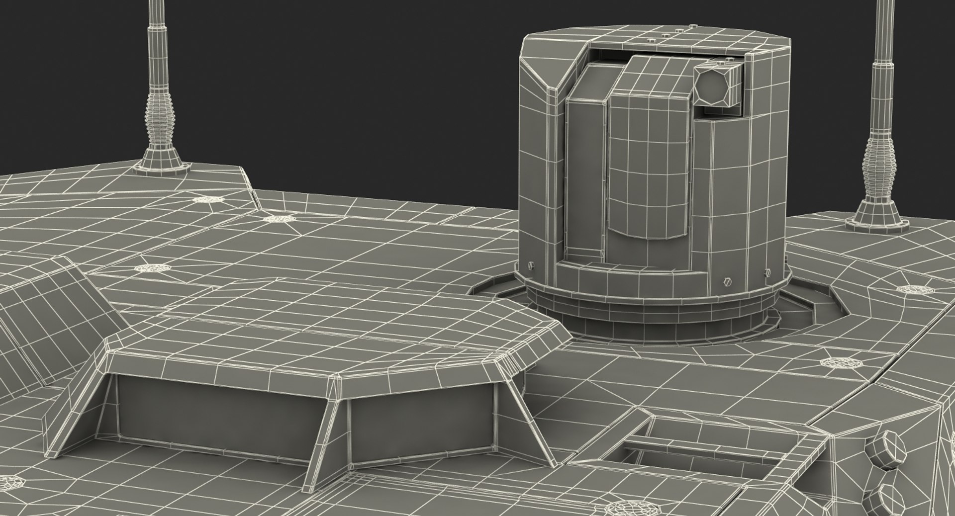 3D armored tower nextgen - TurboSquid 1371959