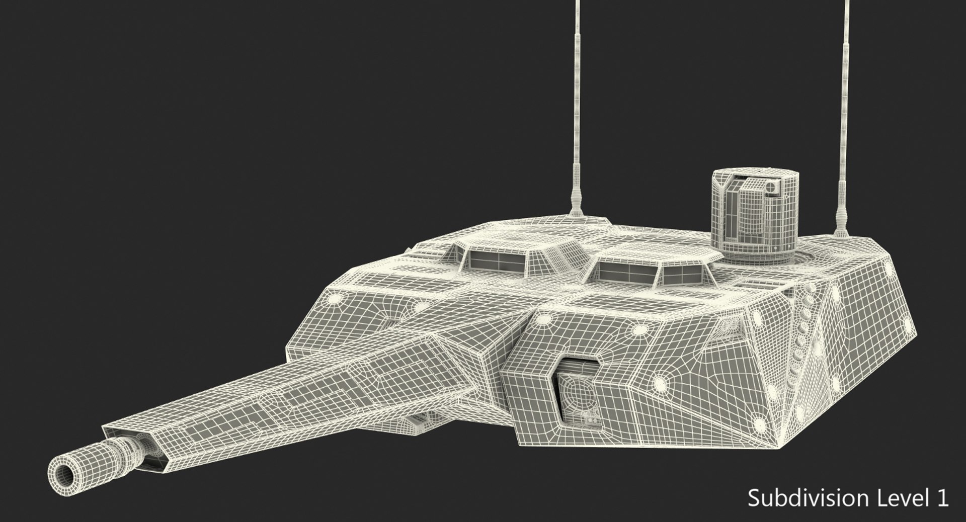 3D armored tower nextgen - TurboSquid 1371959