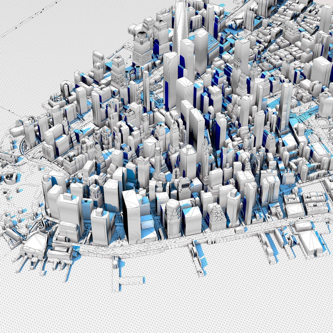3D Manhattan Island New York United States - TurboSquid 2509834