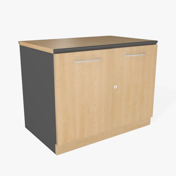 3d office cabinet model