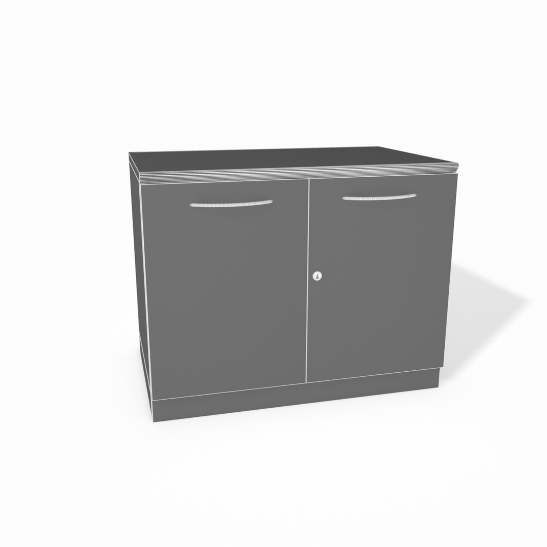 3d office cabinet model