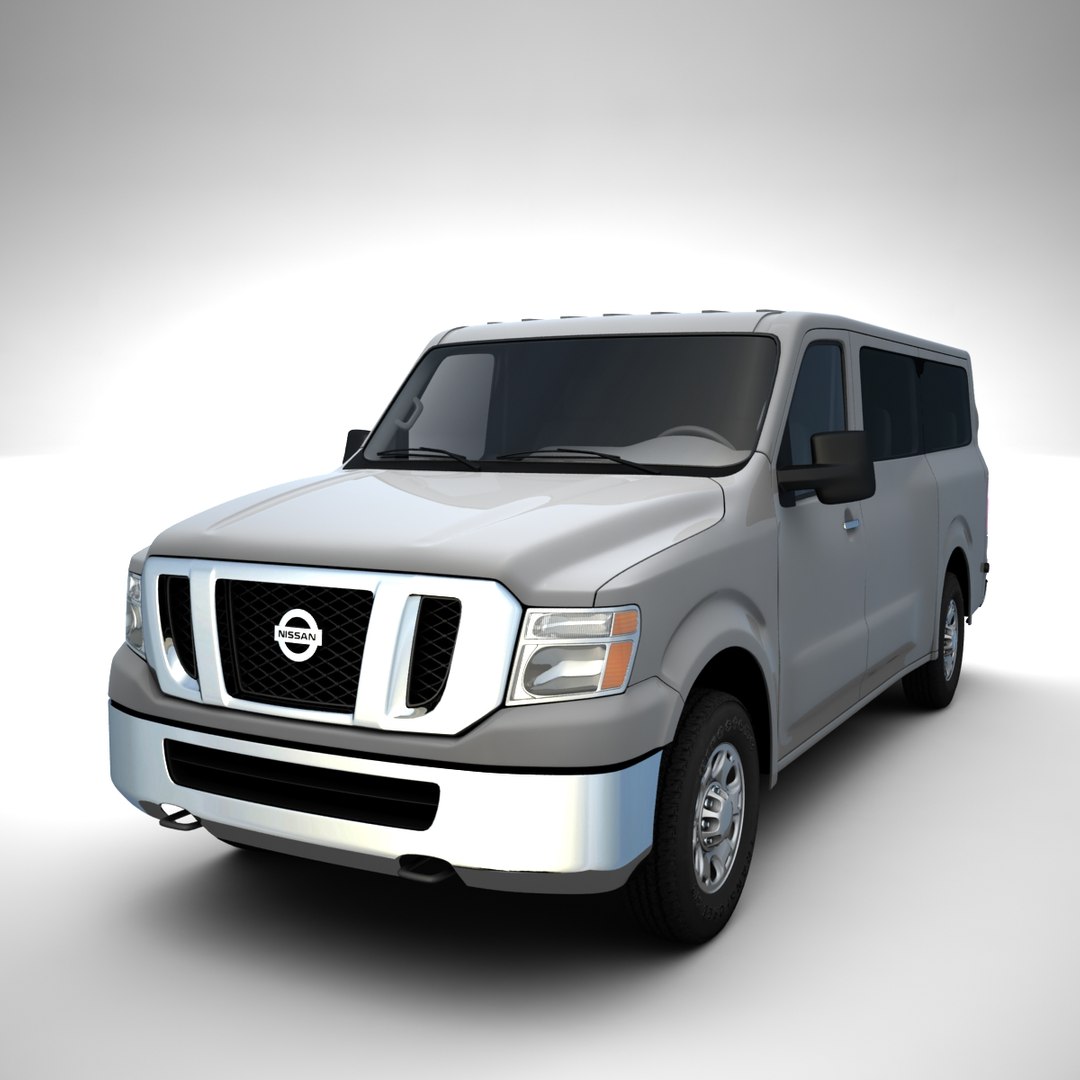 Nissan Nv Passenger Van 3d Model