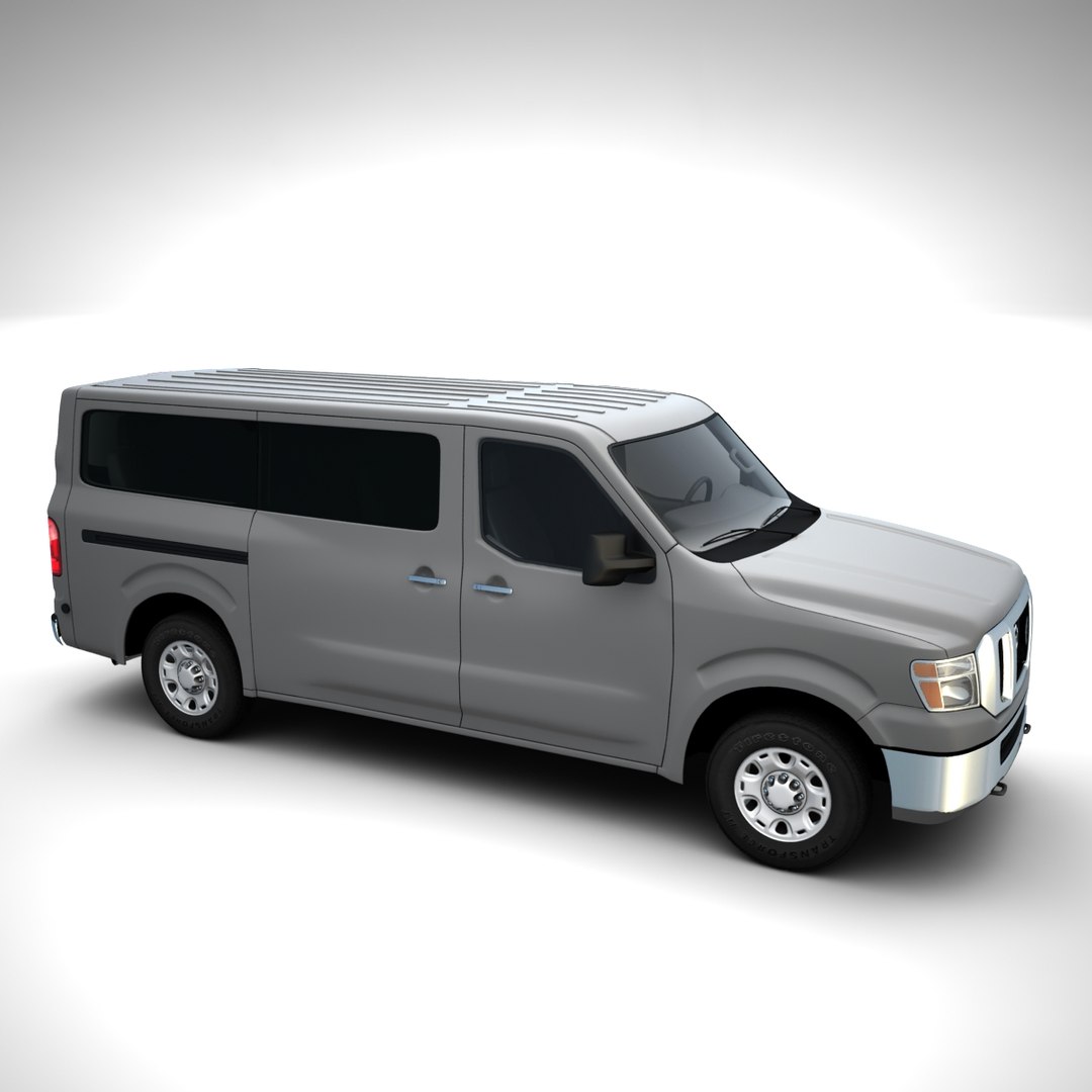 Nissan Nv Passenger Van 3d Model