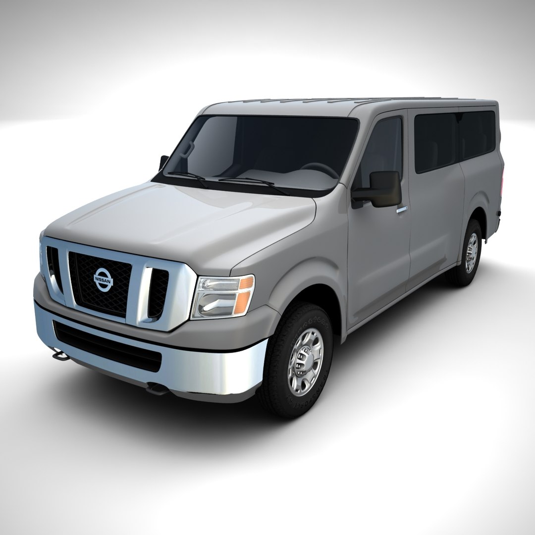 Nissan Nv Passenger Van 3d Model