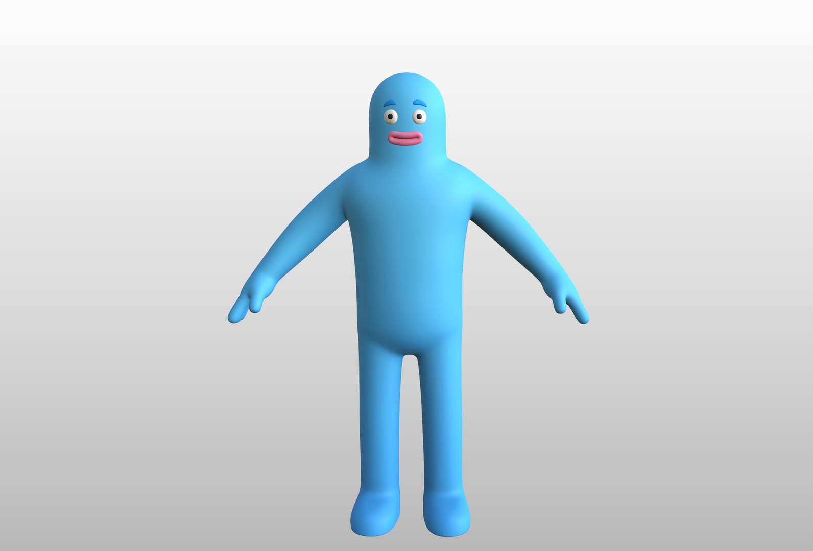 Character320 Blue Guy 3D Model - TurboSquid 2257177