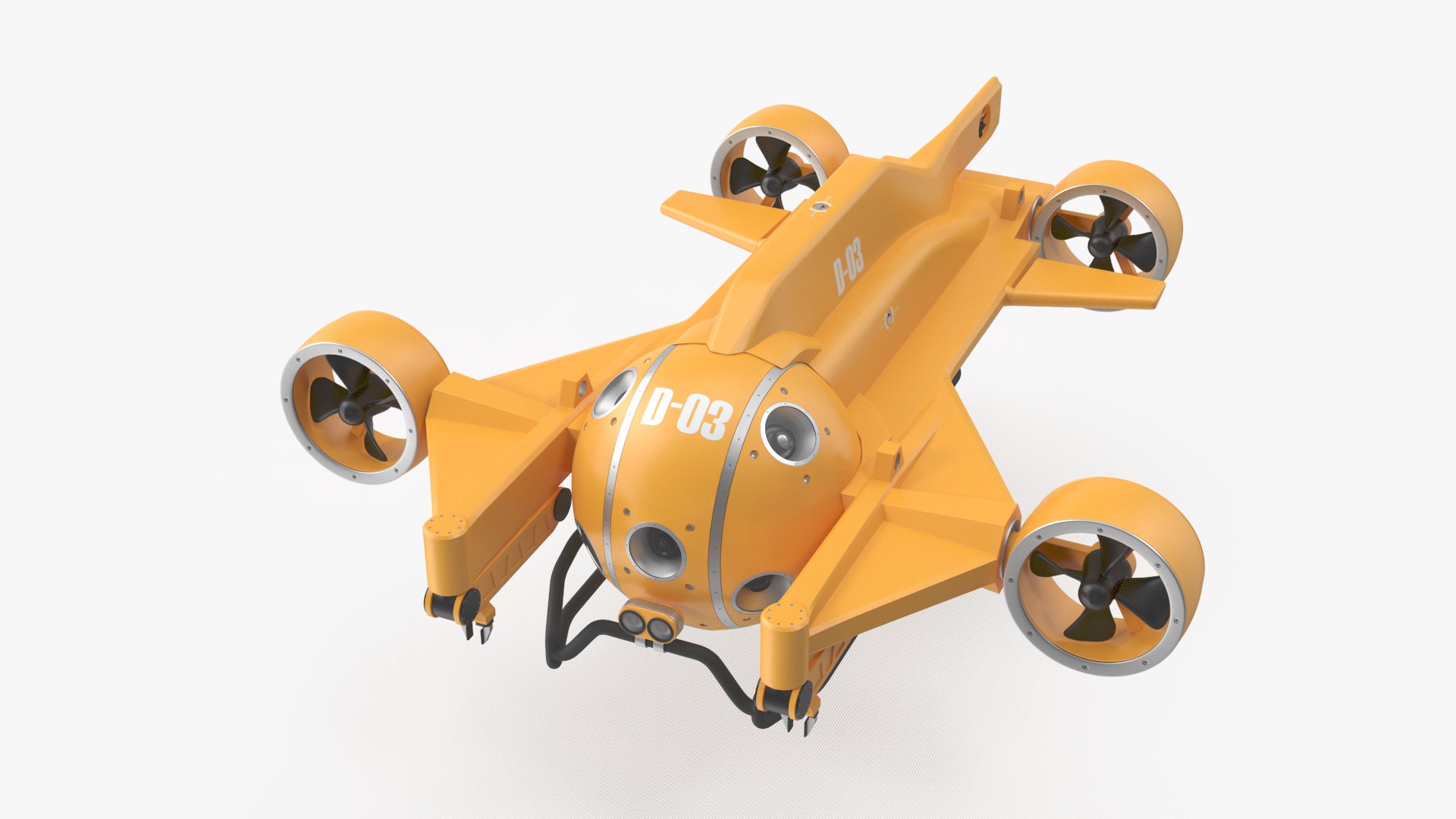 Underwater Drone 3D Model - TurboSquid 2151981