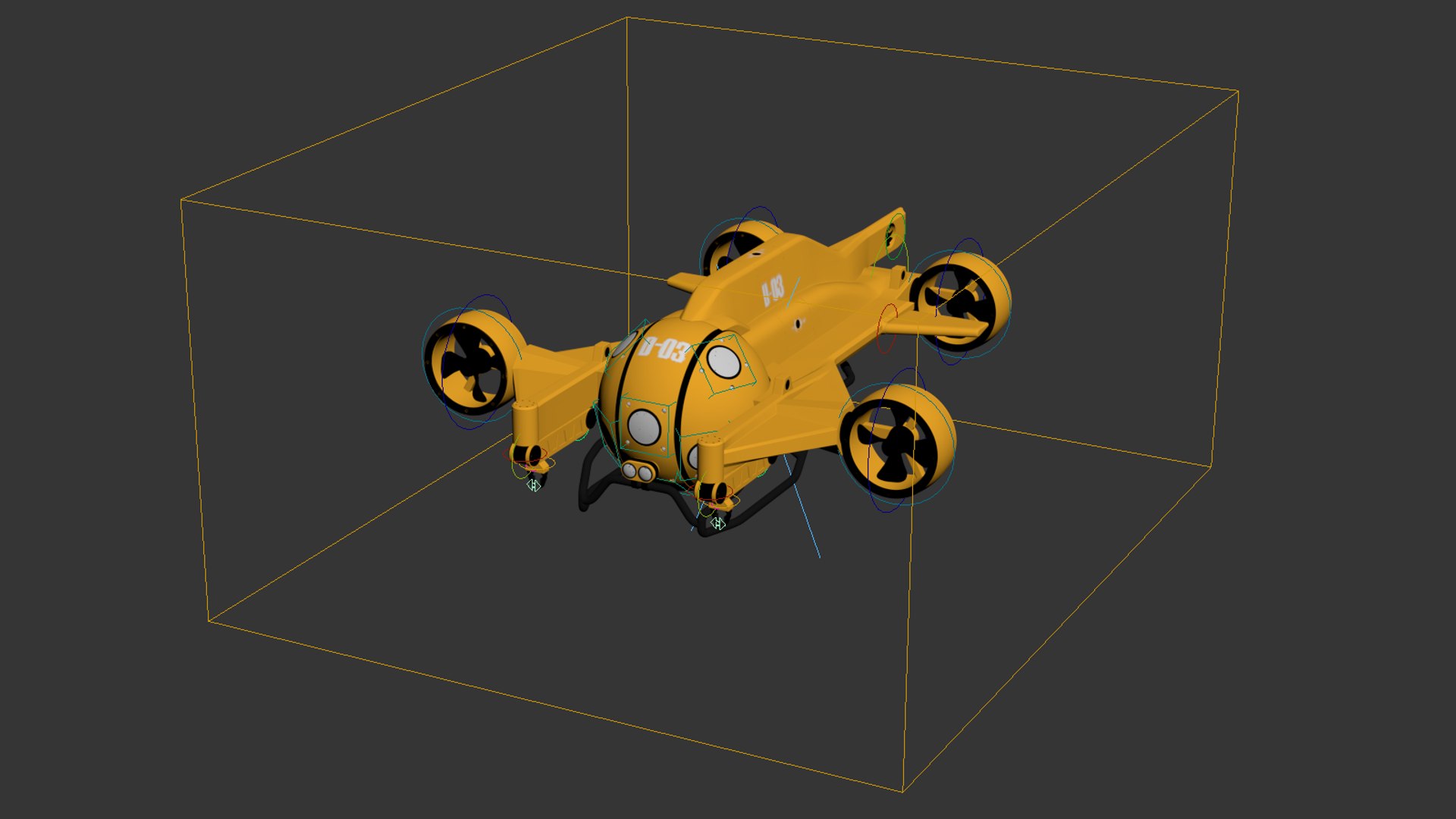 Underwater Drone 3D Model - TurboSquid 2151981