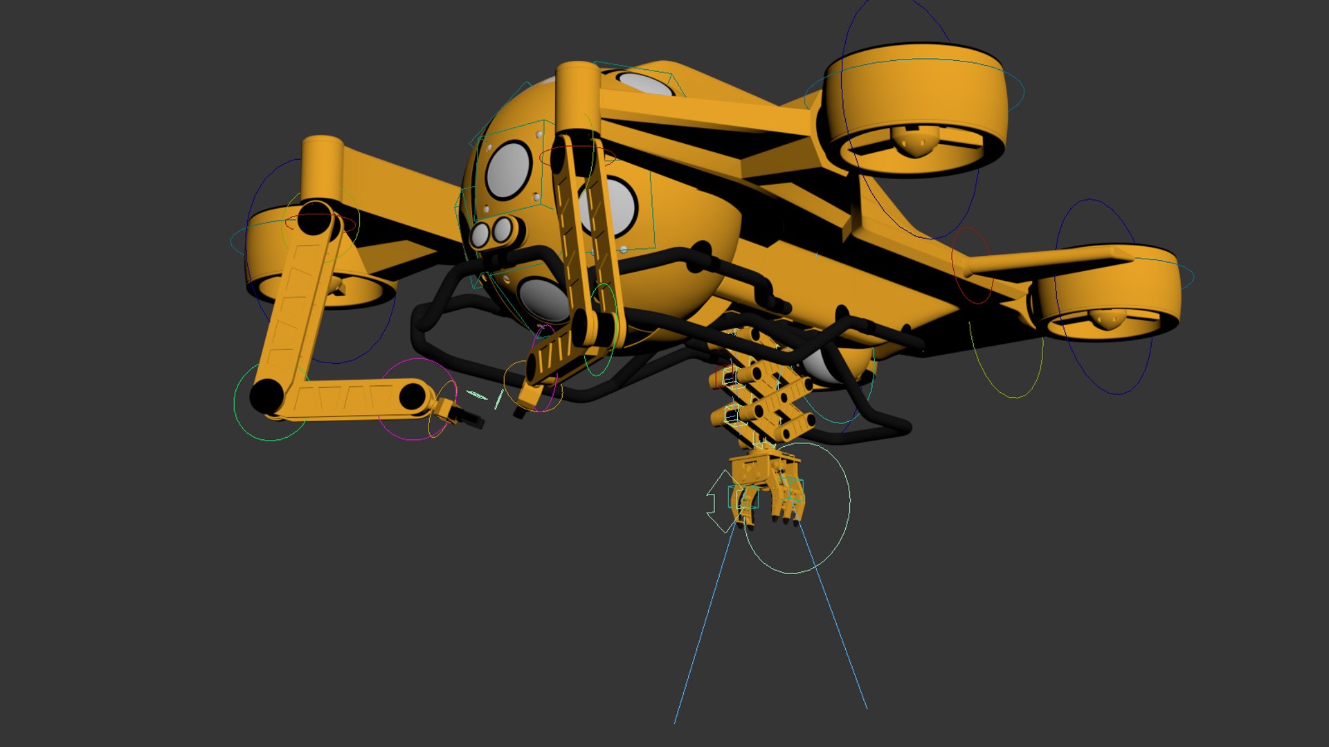 Underwater Drone 3D Model - TurboSquid 2151981
