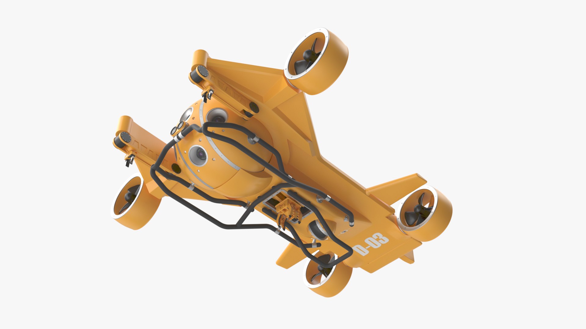 Underwater Drone 3D Model - TurboSquid 2151981