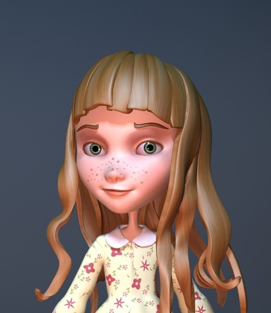 max cartoon character girl