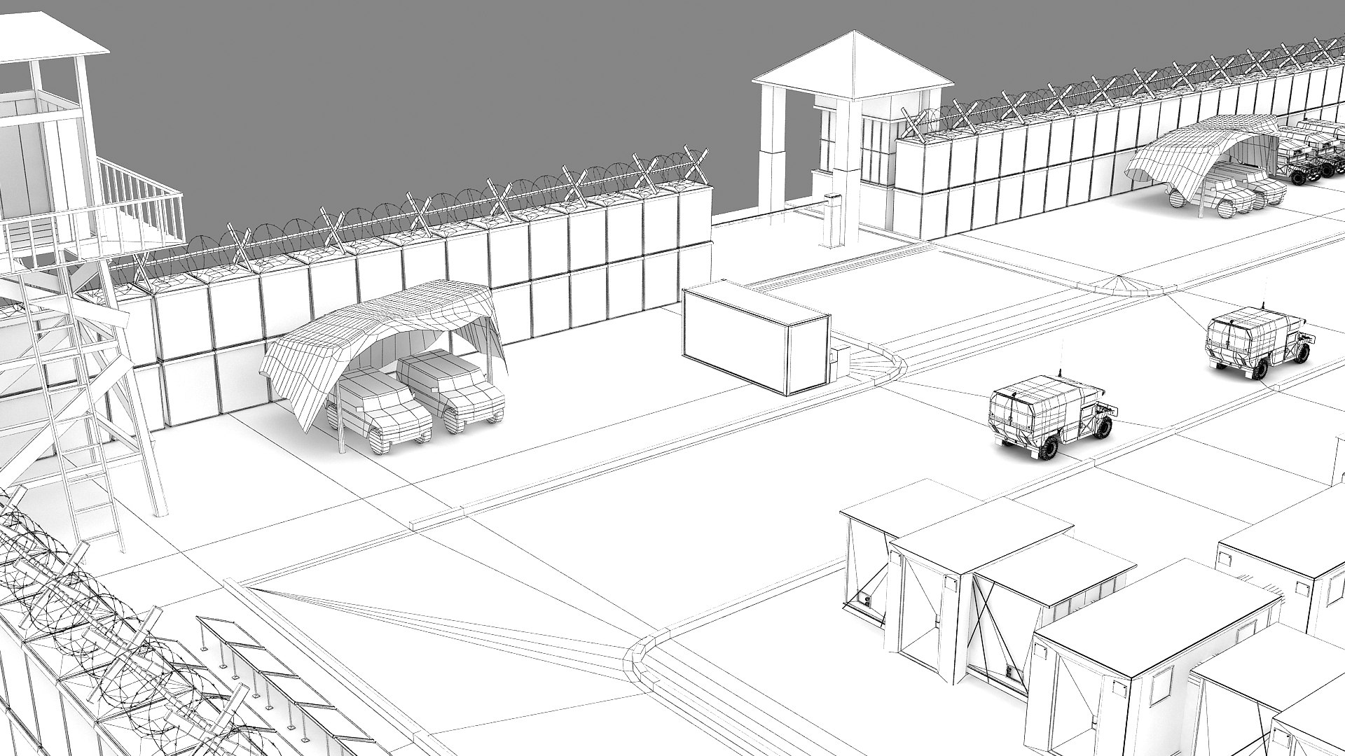 3D Military Field Hospital - TurboSquid 2303322