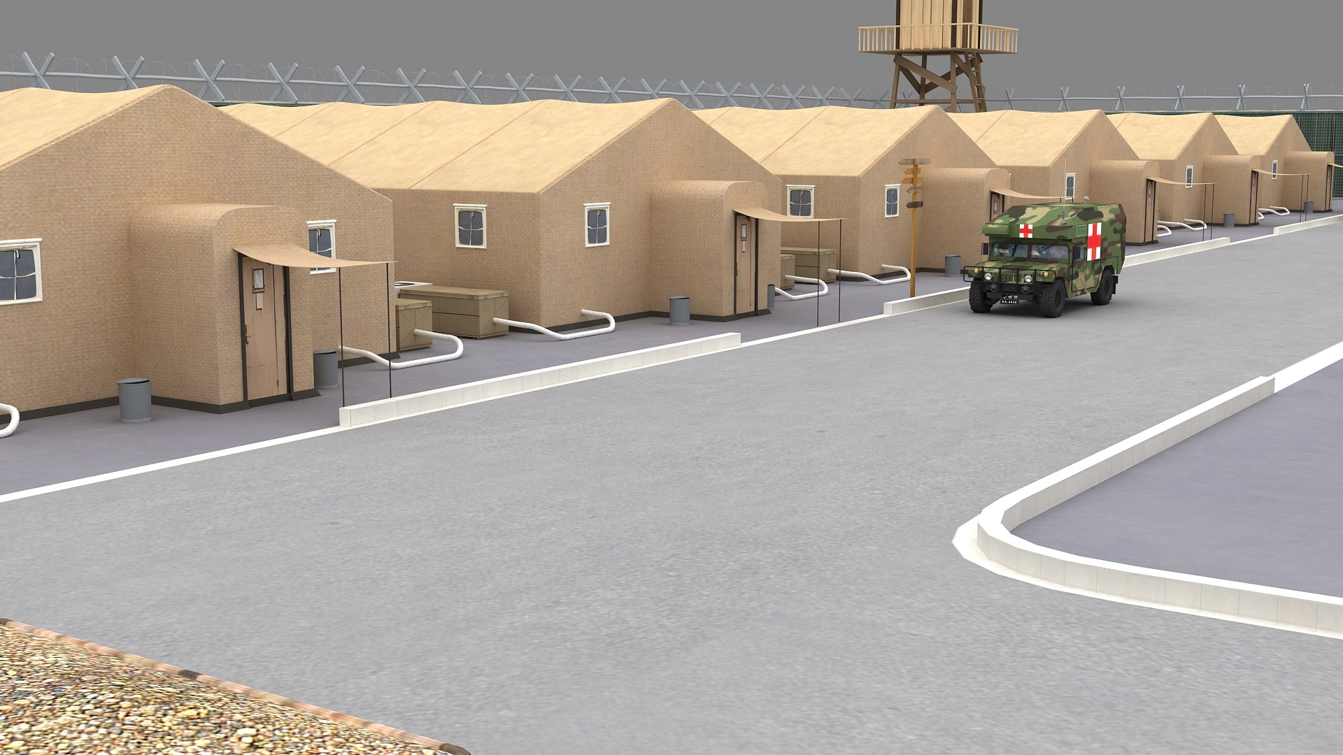 3D Military Field Hospital - TurboSquid 2303322