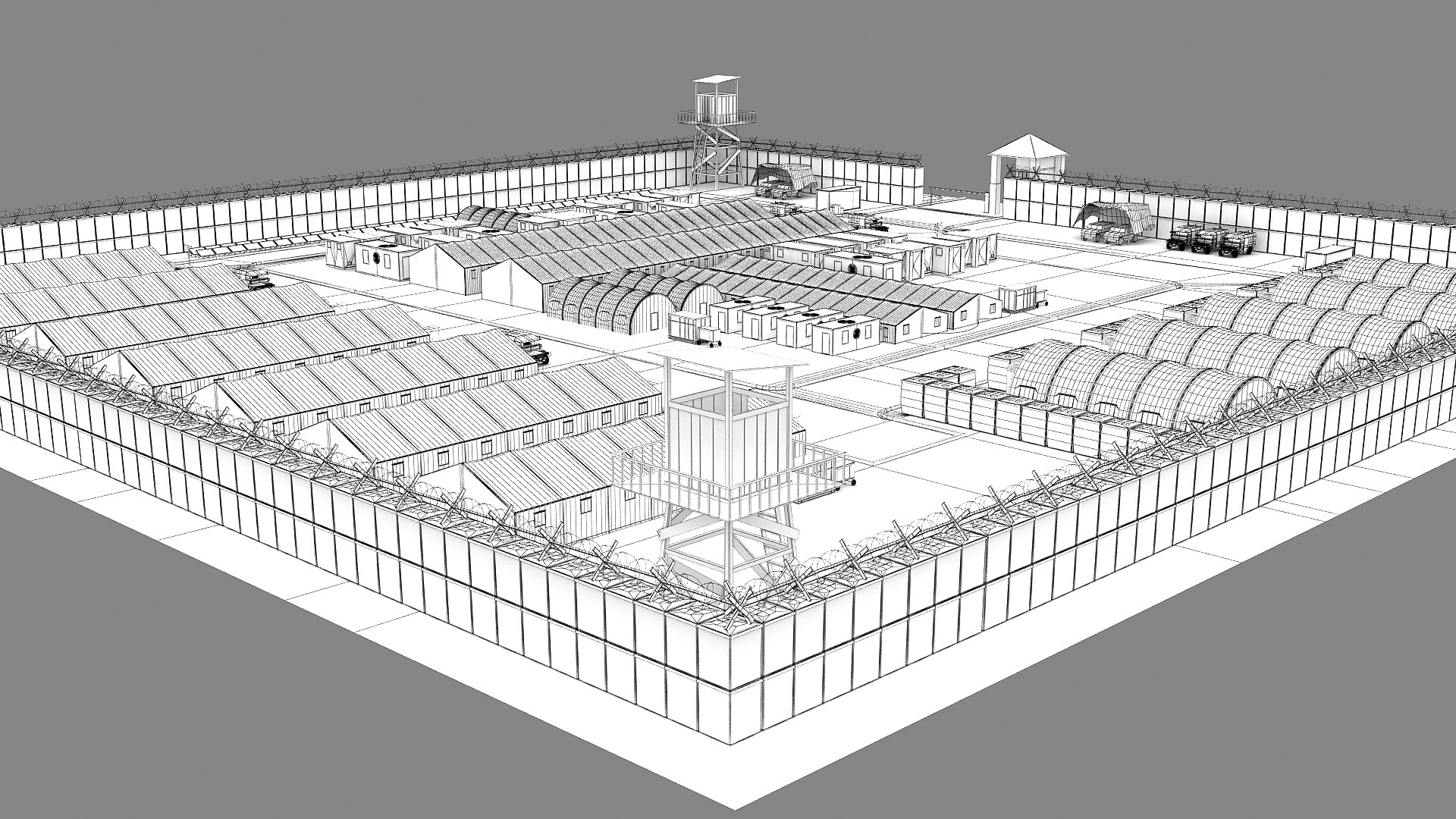 3D Military Field Hospital - TurboSquid 2303322