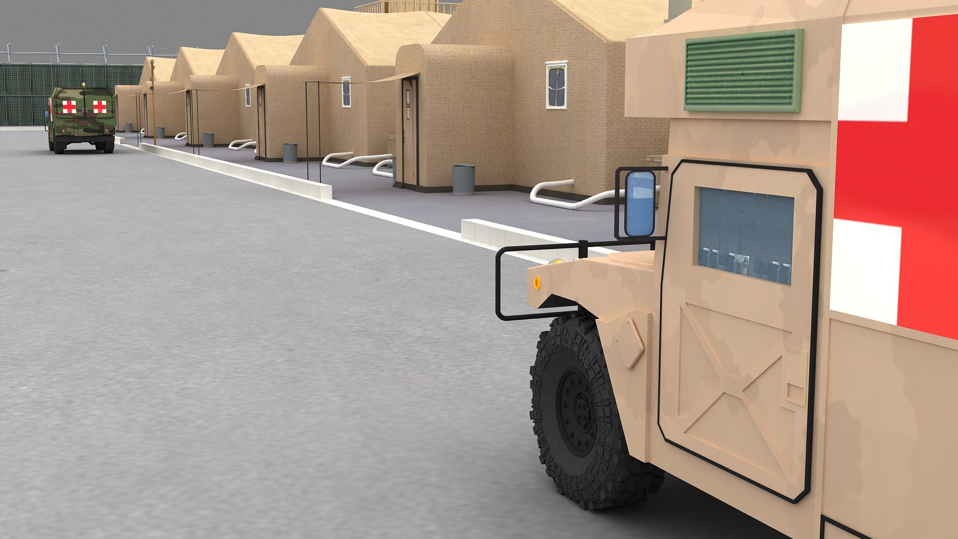 3D Military Field Hospital - TurboSquid 2303322