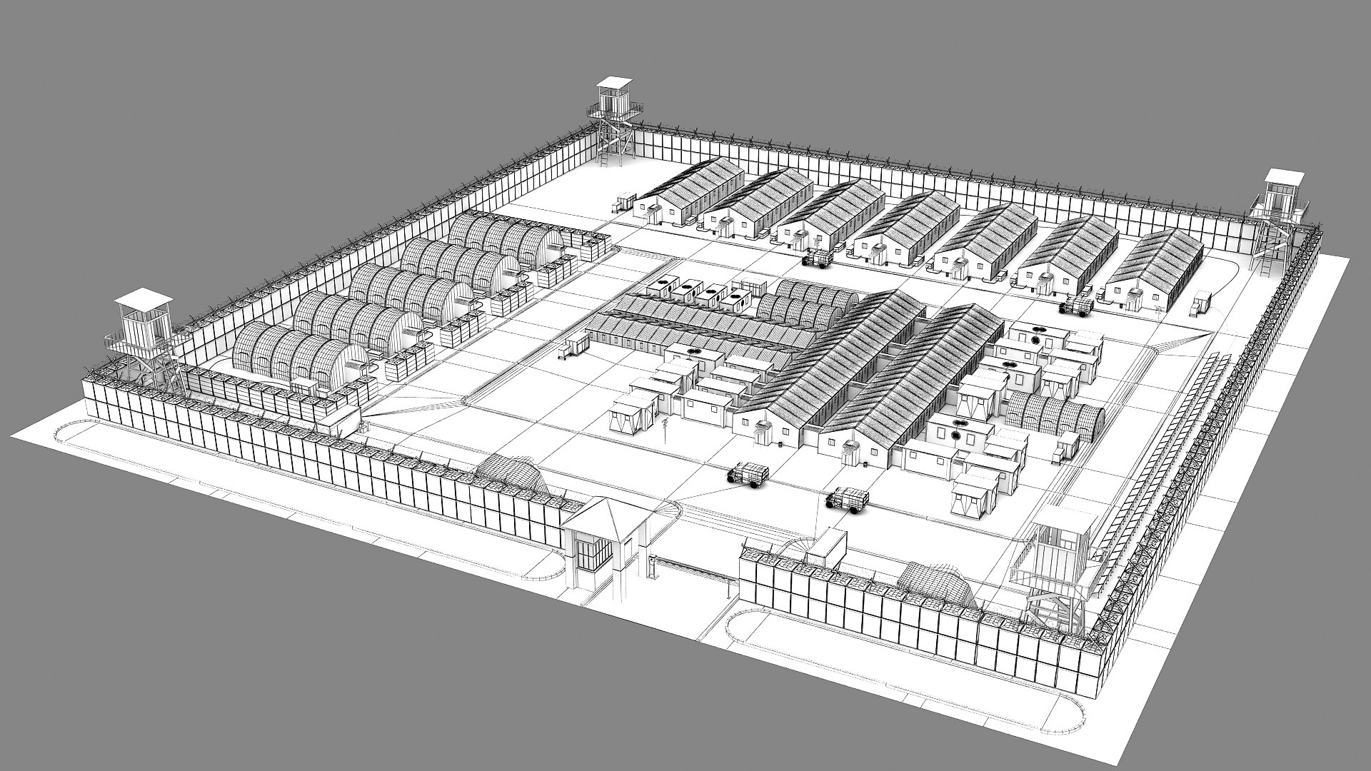 3D Military Field Hospital - TurboSquid 2303322