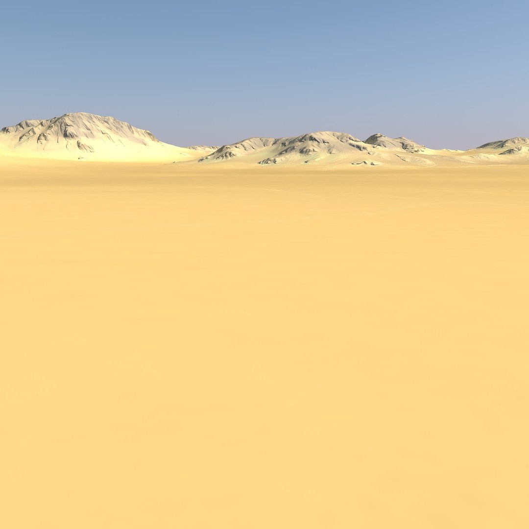 Desert Terrain 3D - TurboSquid 1246495