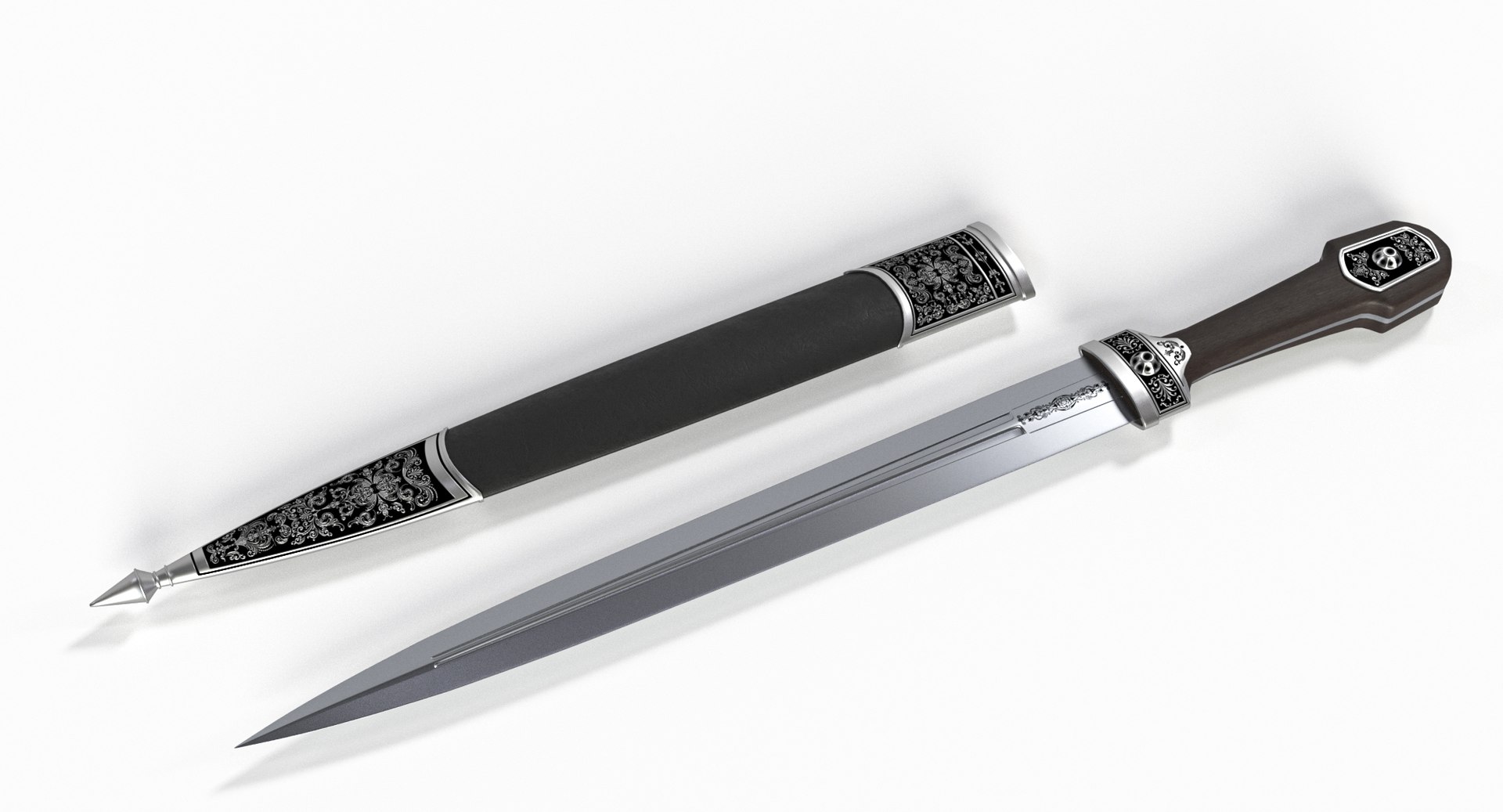 3D dagger - chechen model - TurboSquid 1431744