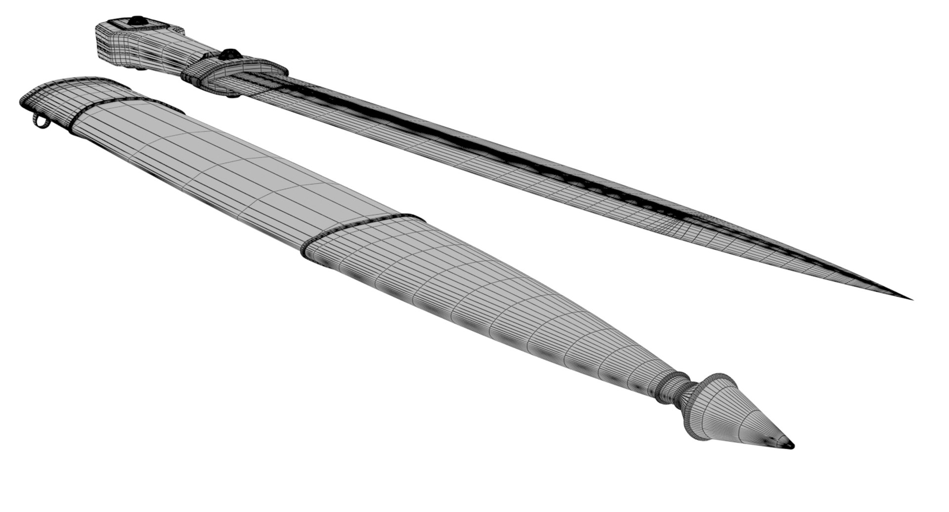 3D dagger - chechen model - TurboSquid 1431744