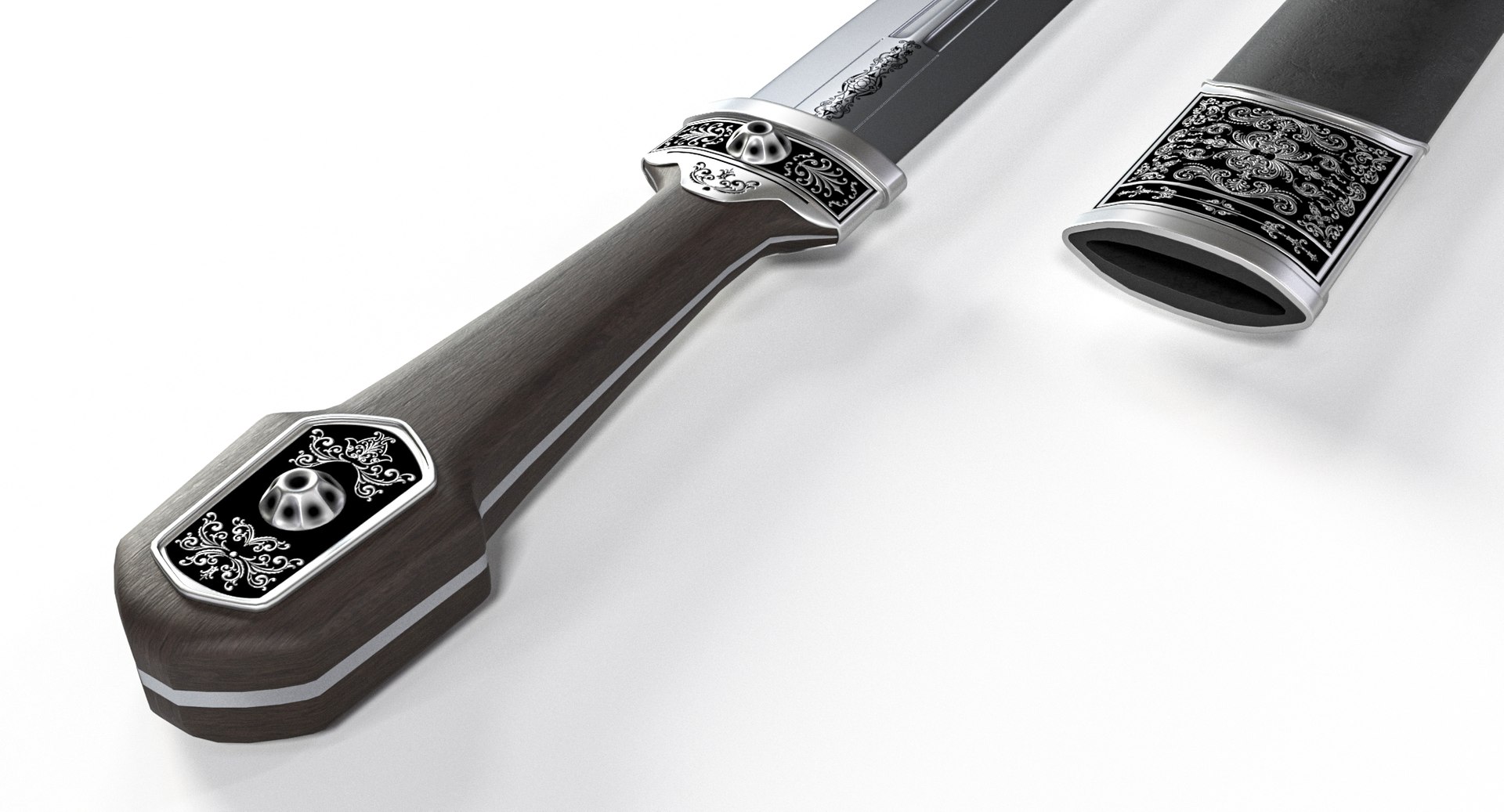 3D dagger - chechen model - TurboSquid 1431744