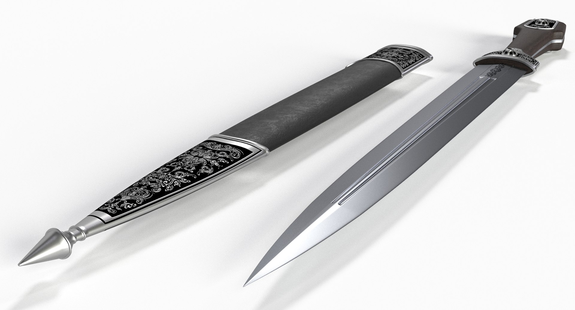 3D dagger - chechen model - TurboSquid 1431744