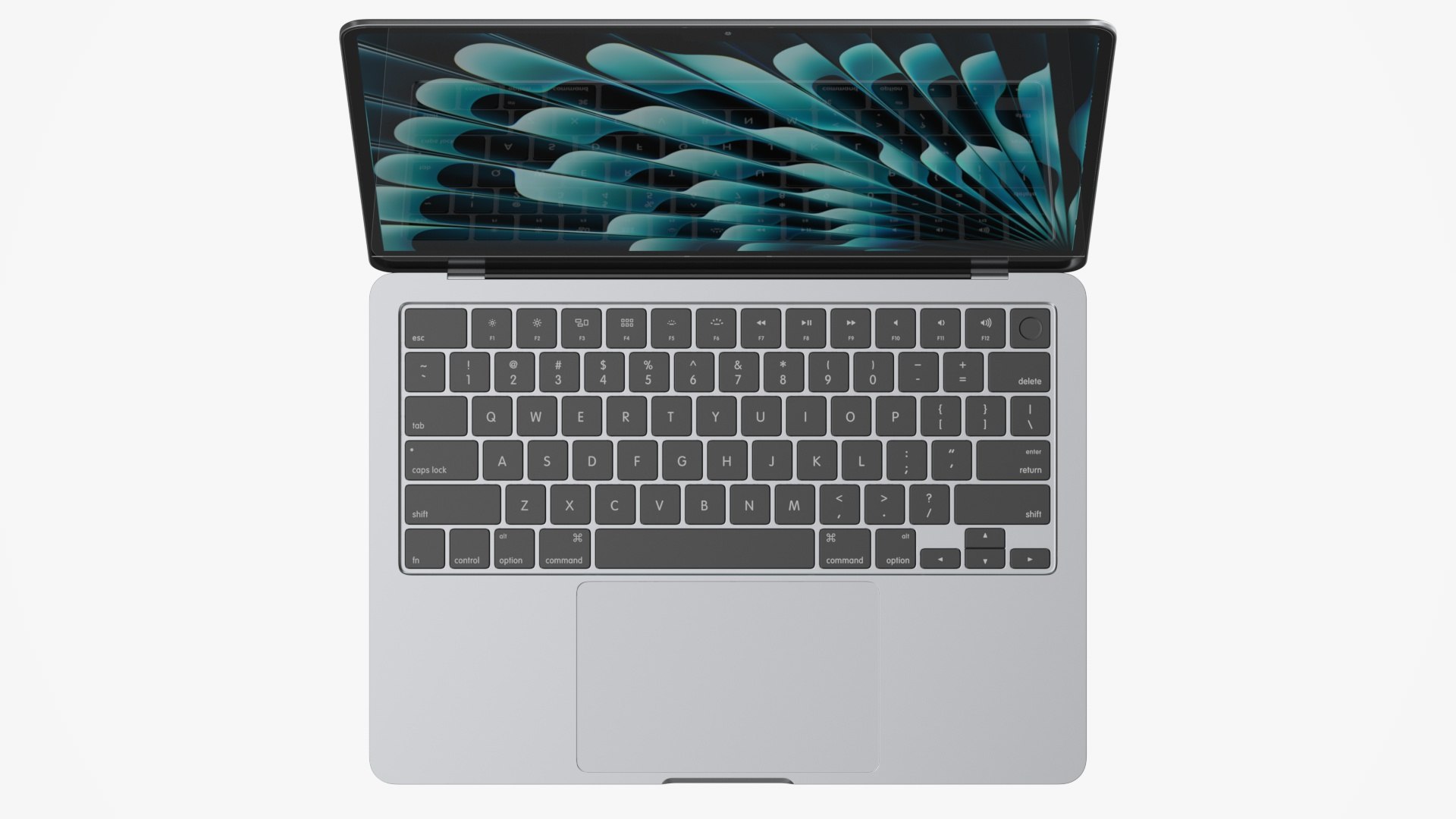 3D Apple MacBook Air M3 Silver Model - TurboSquid 2200202