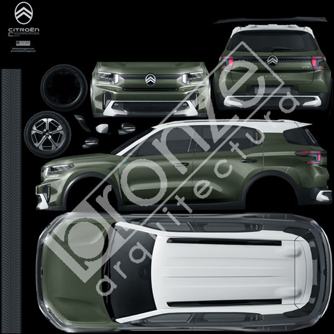 3D Citroen C3 Aircross 2025 - TurboSquid 2313782