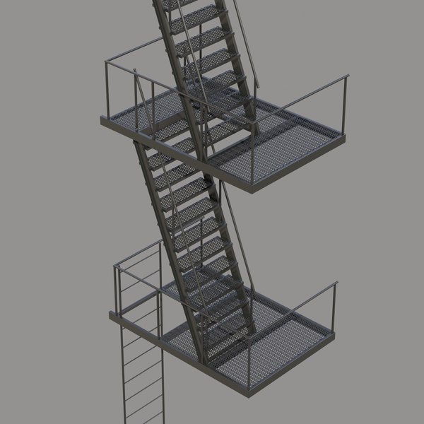 Fire Escape 3D Models for Download | TurboSquid