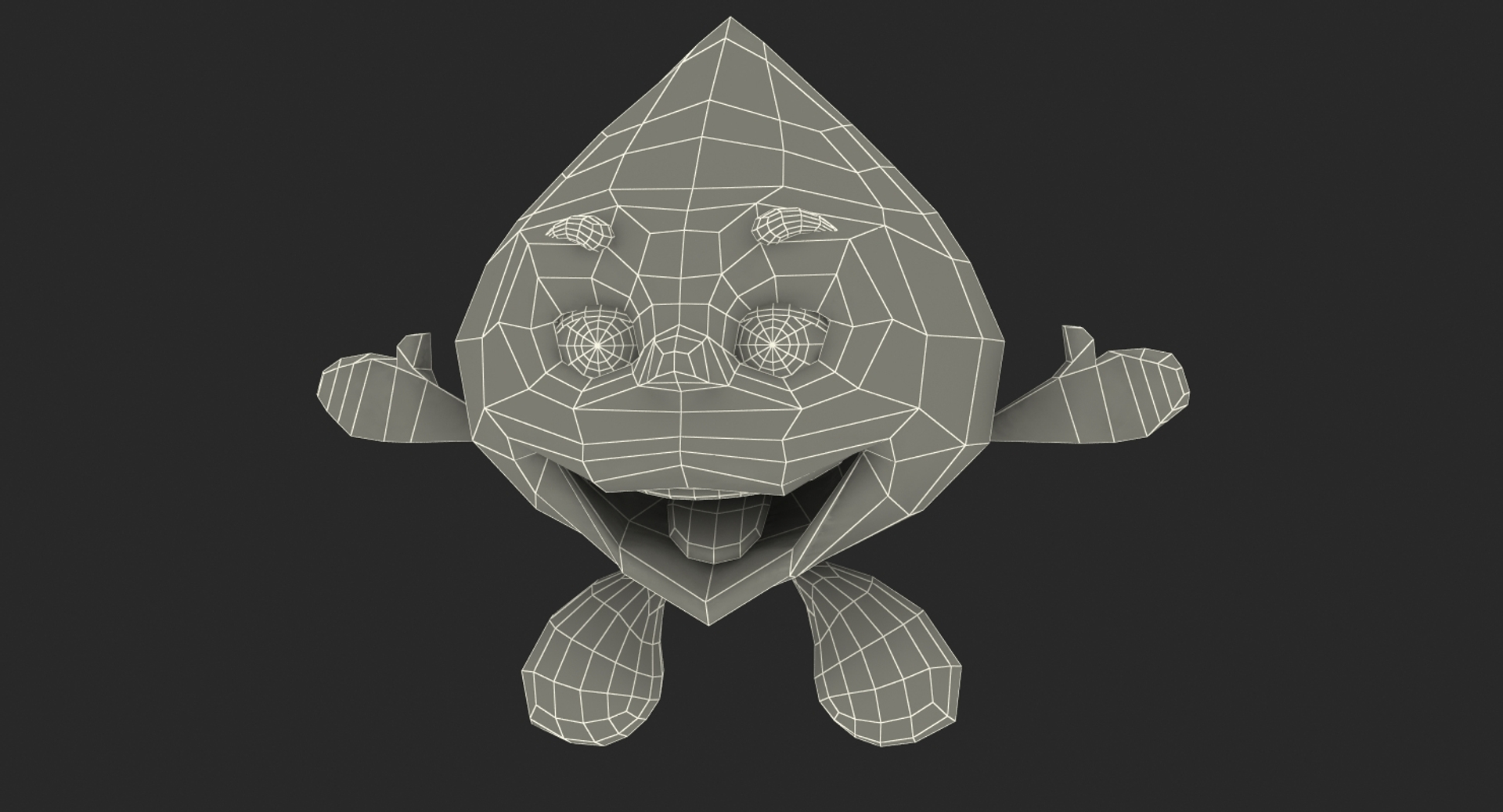 3D Cartoon Character Water Drop Model - TurboSquid 1249775