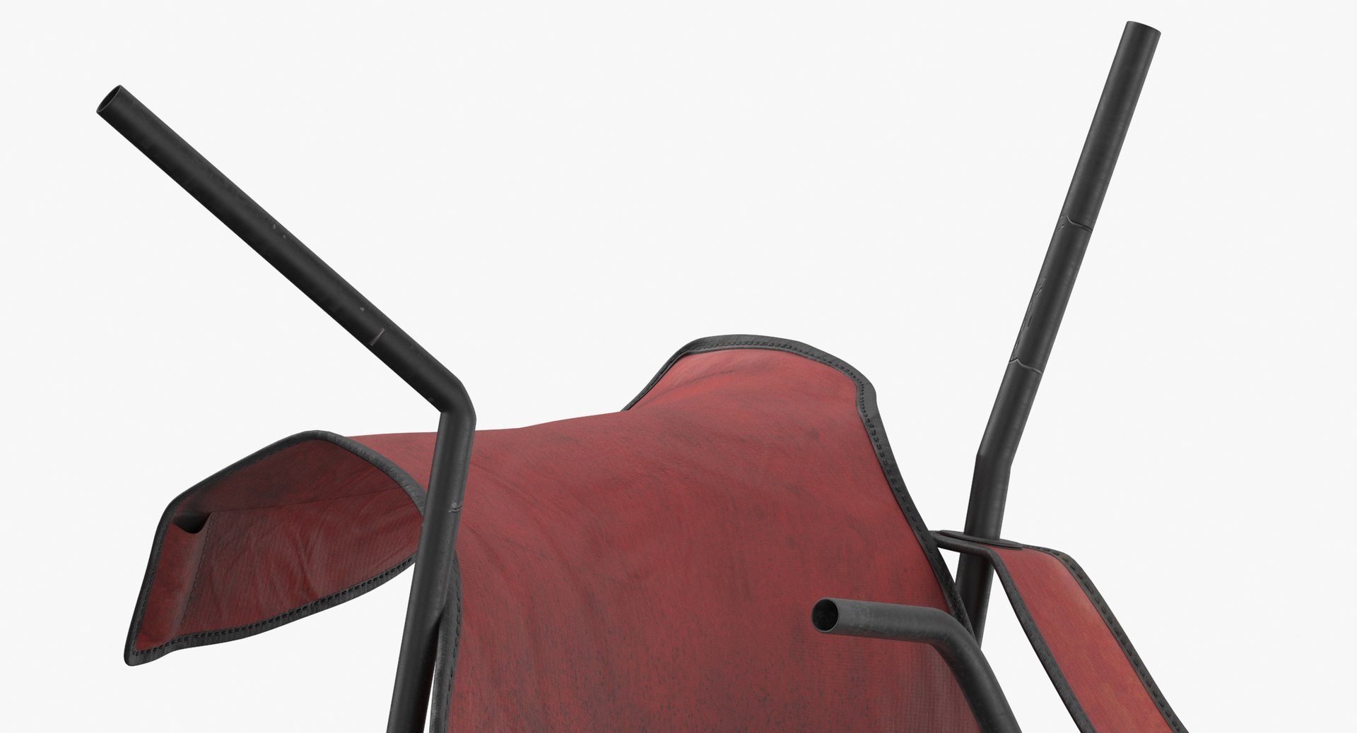 3D Outdoor Folding Chair Damaged Model - TurboSquid 1871812