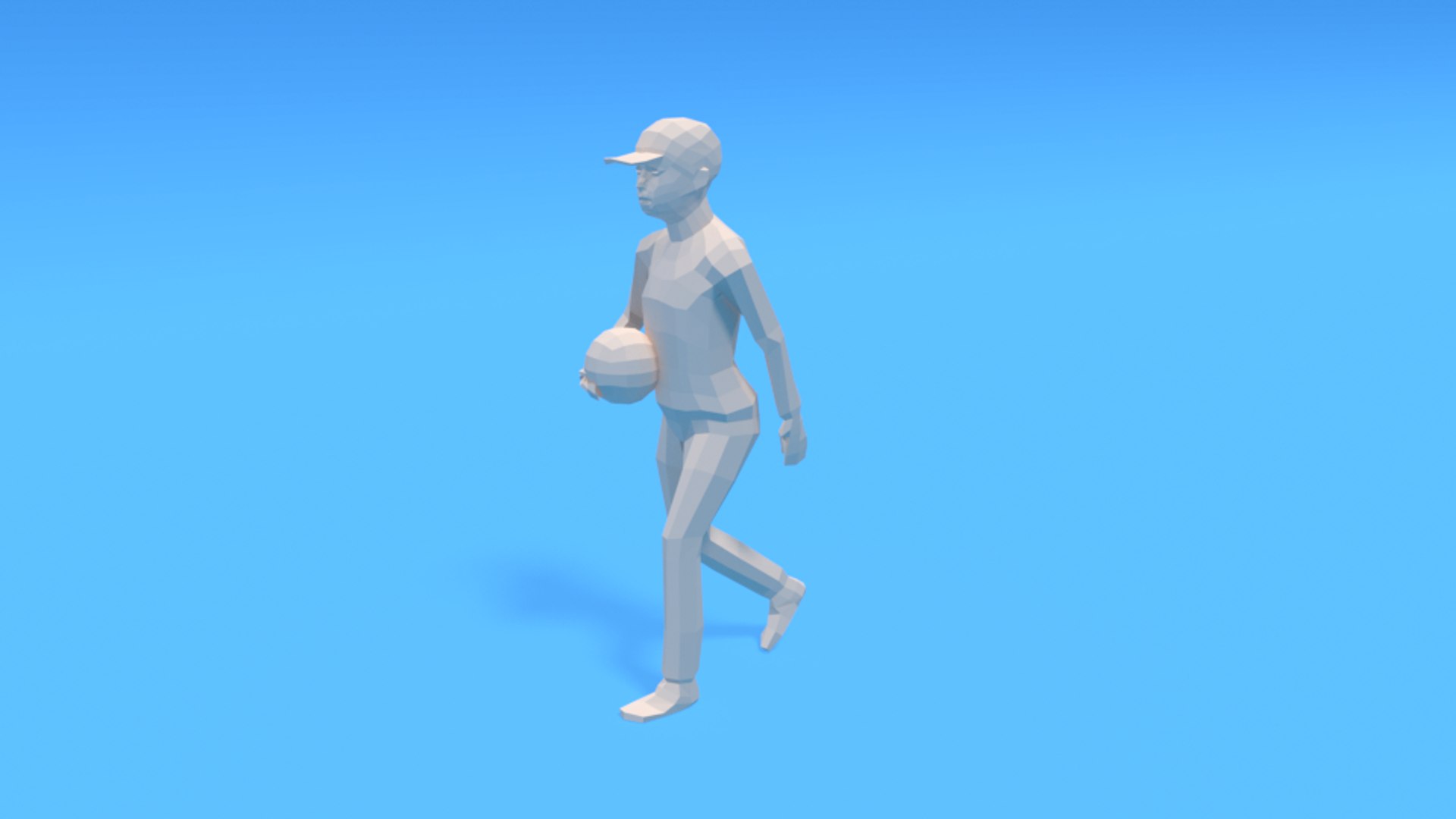 Kid walking ball 3D - TurboSquid 1417814