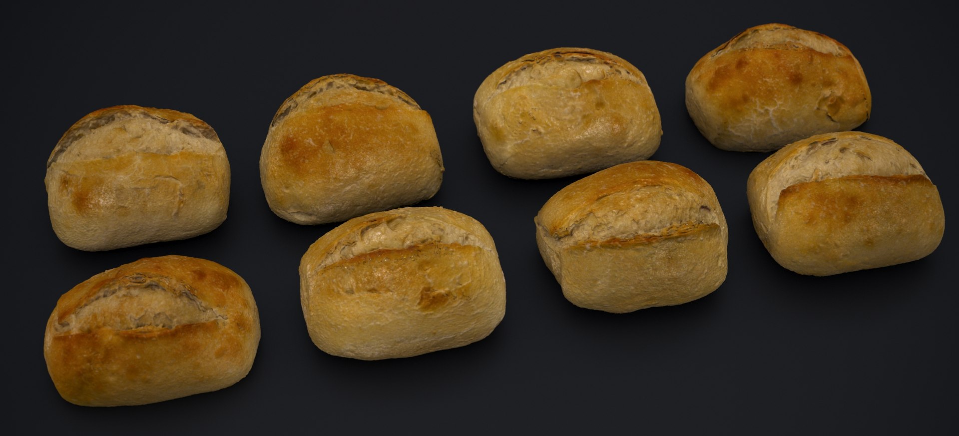 FRENCH HARD ROLLS 2024 3D Model - TurboSquid 2341089