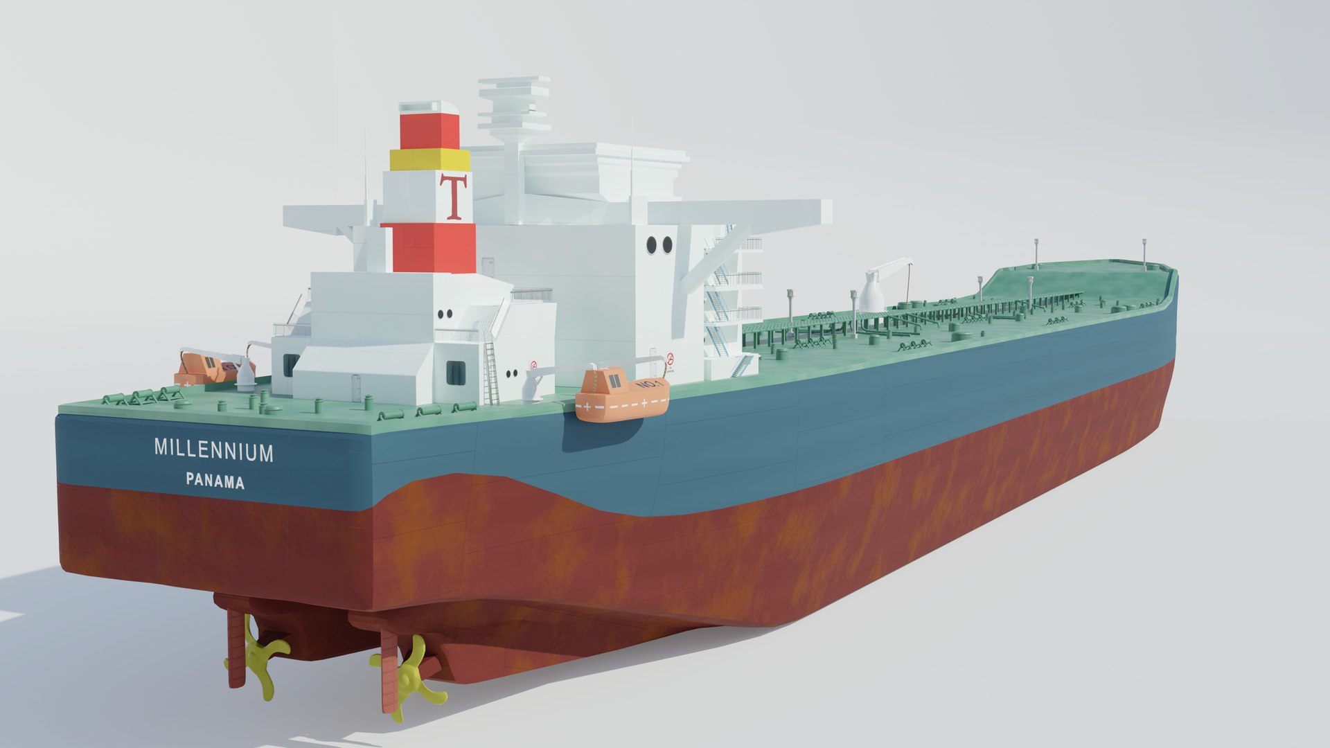 Ship Oil Tanker 3D - TurboSquid 1886597