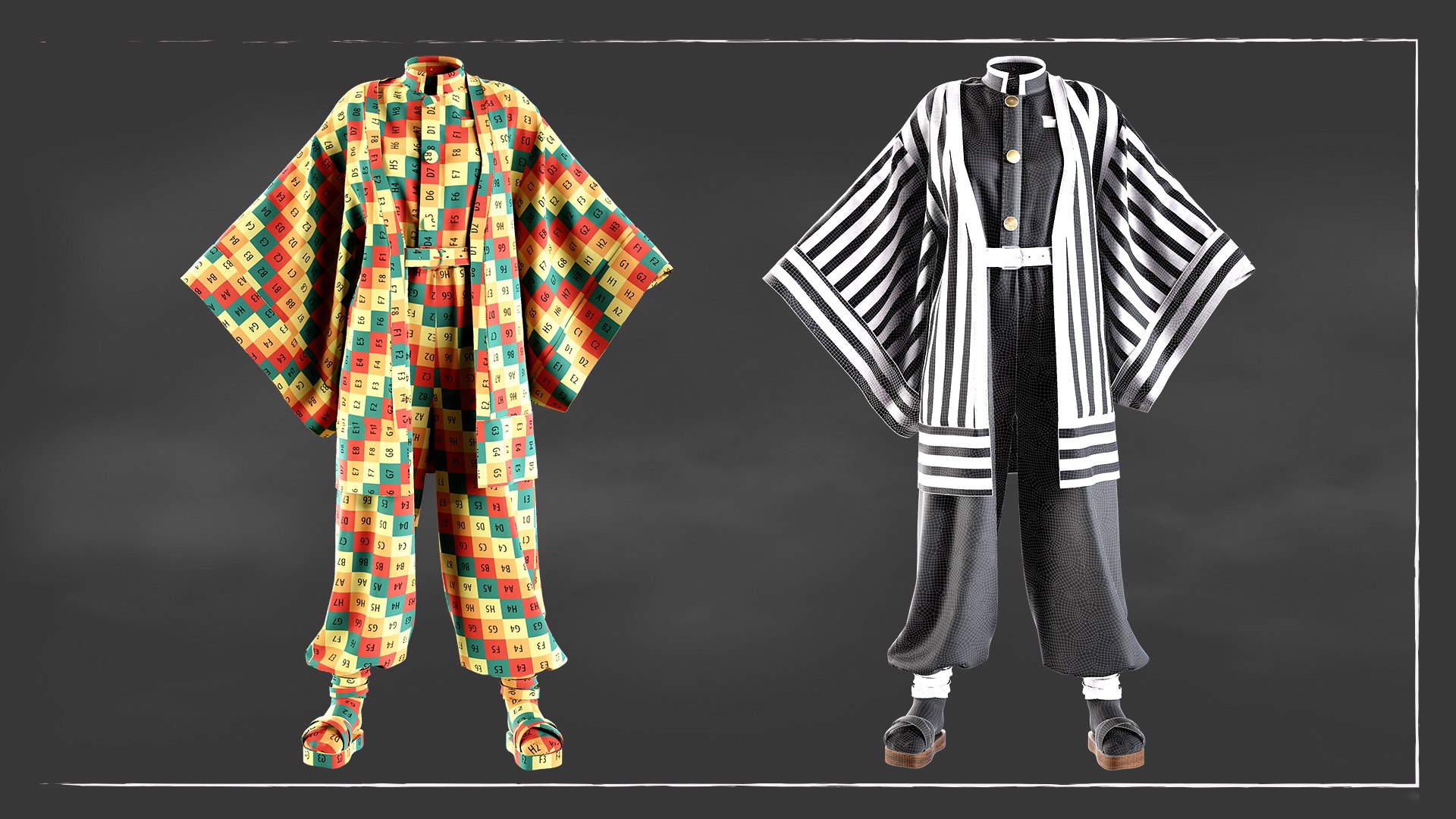 3D Demon Slayer Uniform - TurboSquid 1955825