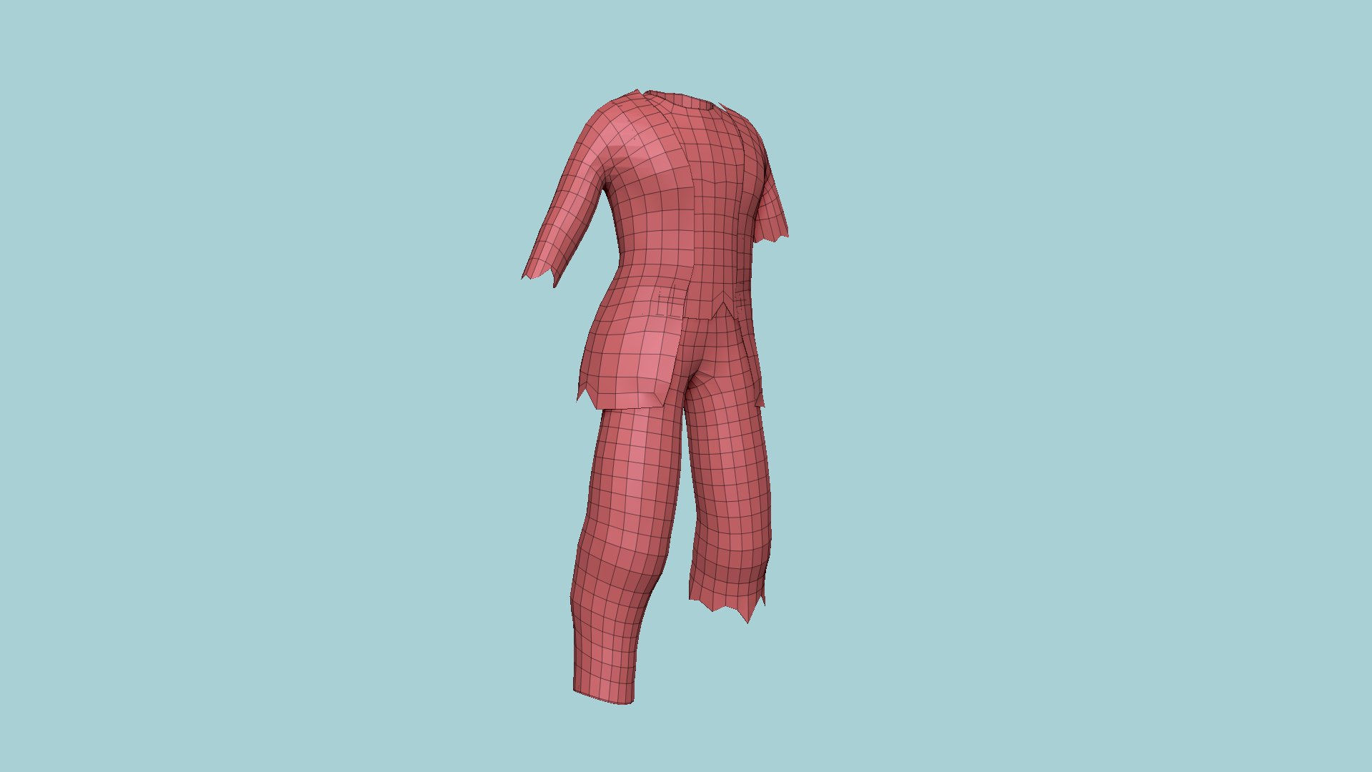 Zombie Clothing Color 06 - Undead Character Design 3D - TurboSquid 1858676