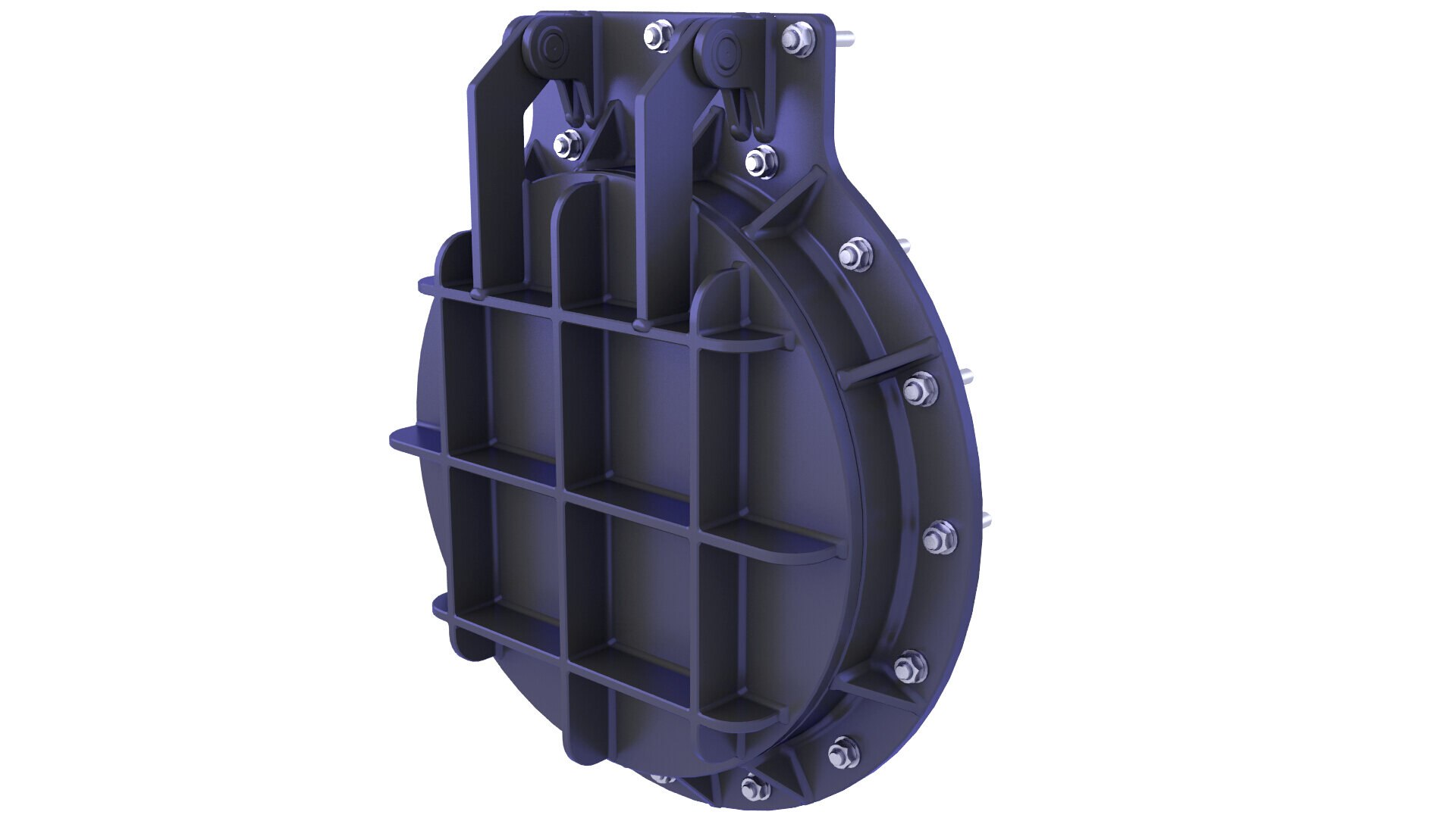 3D Metal Non Return Flap Gate Valve 29 Model - TurboSquid 1980041