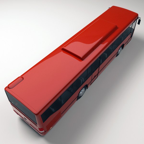 realistic bus mercedes benz 3ds