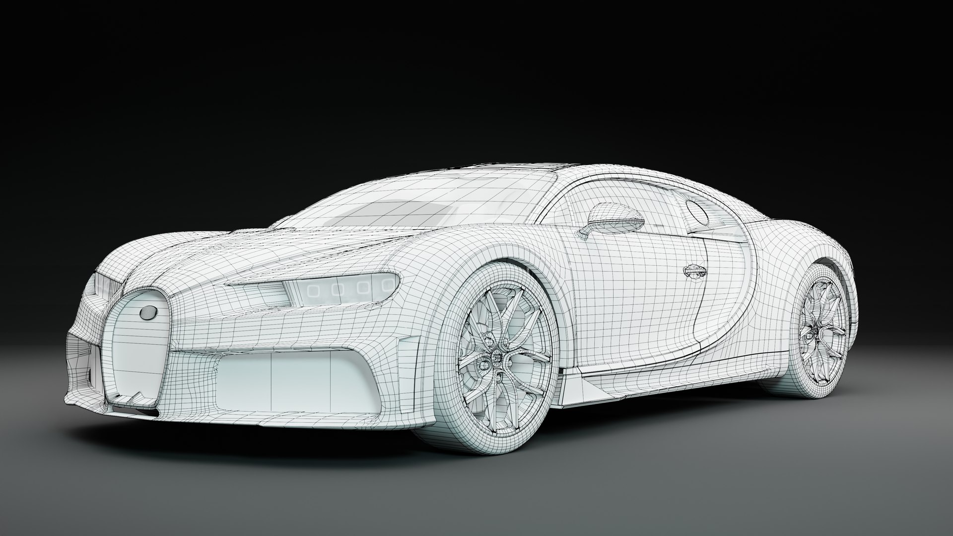 3D Car Bugatti Chiron 2022 With Textures 3D Model - TurboSquid 2132265
