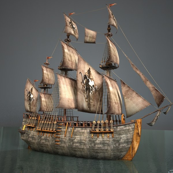 Pirate Ship 3D Models for Download | TurboSquid