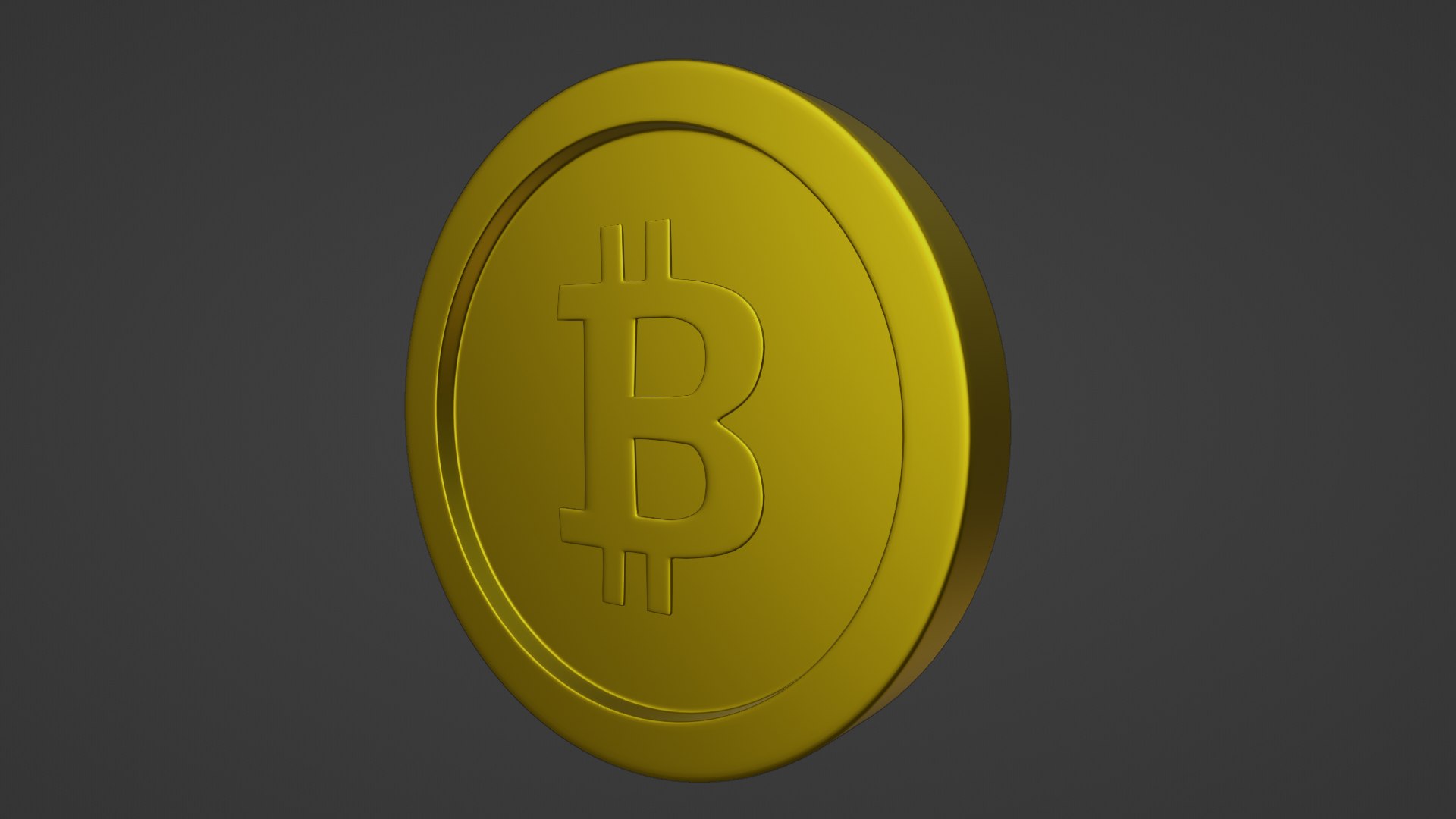 3D Bitcoin - TurboSquid 1914036