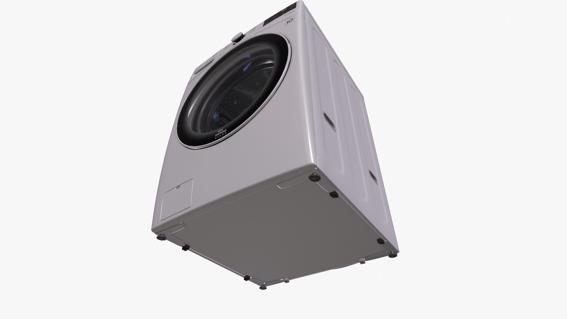 LG PBR Smart Washer Dryer White 3D Model - TurboSquid 1980721