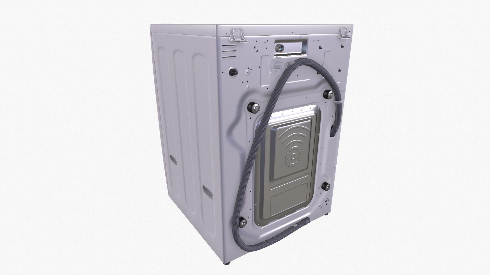 LG PBR Smart Washer Dryer White 3D Model - TurboSquid 1980721