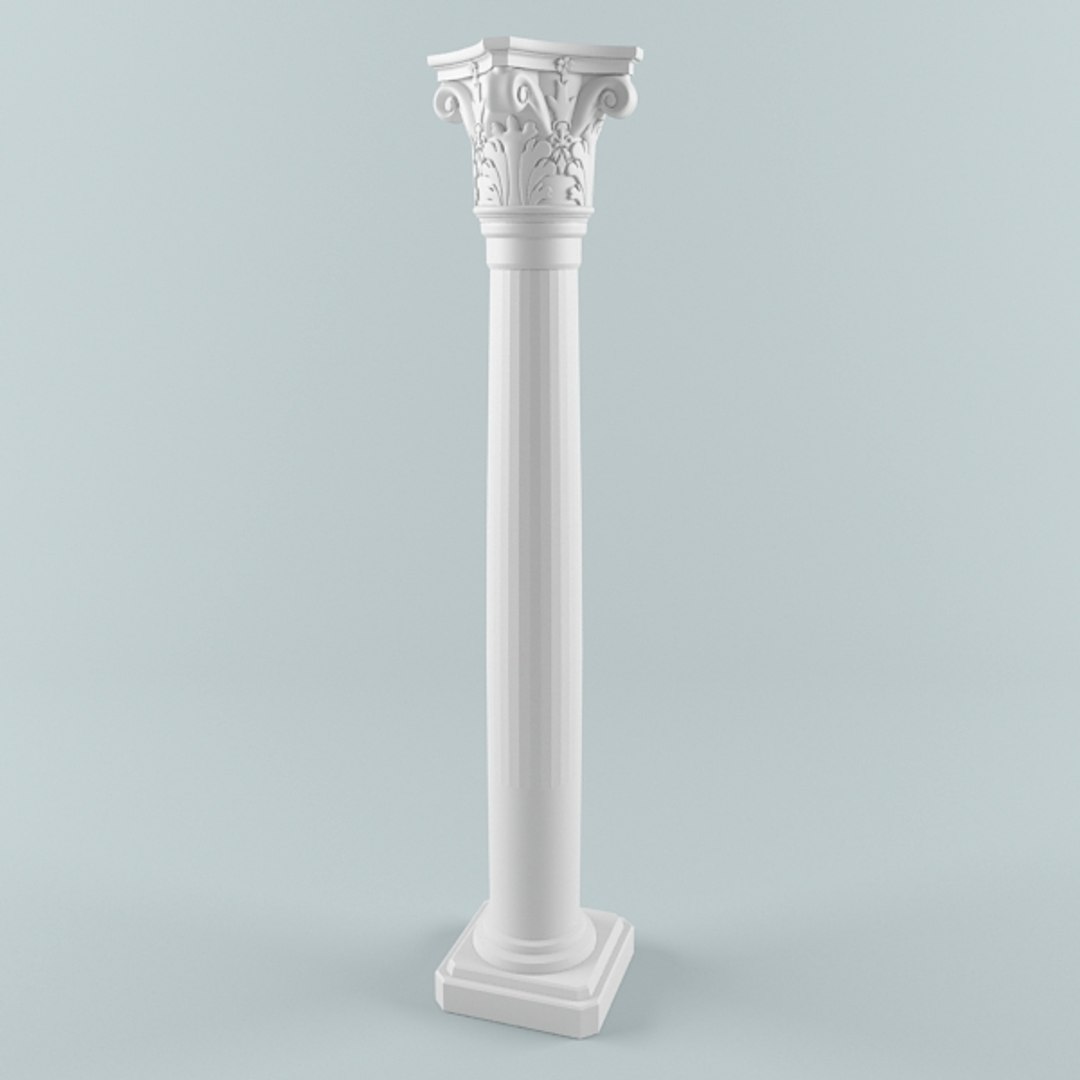 column 3d model