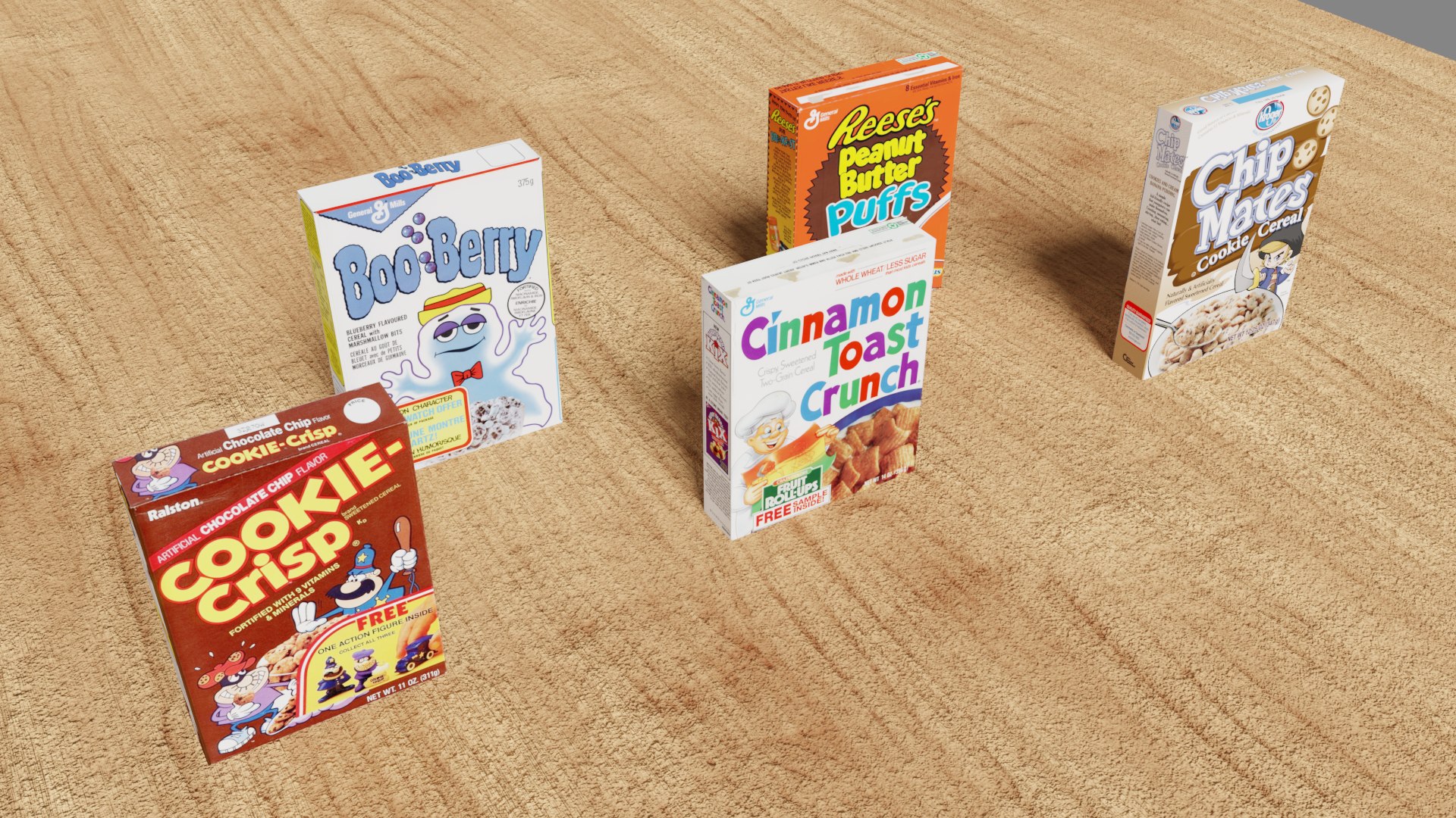 3D Cereal Boxes - TurboSquid 1235259