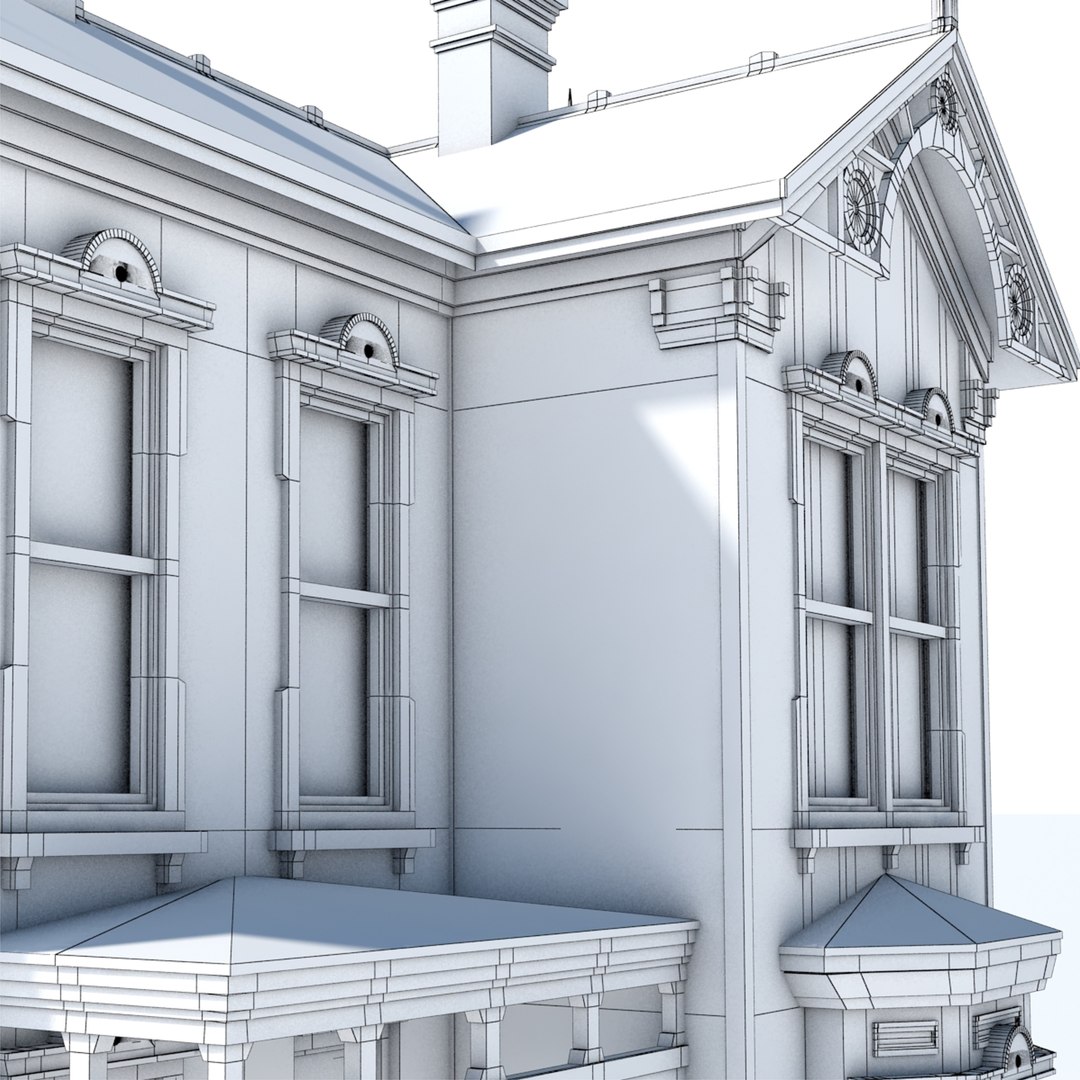 Wooden House 3d Model