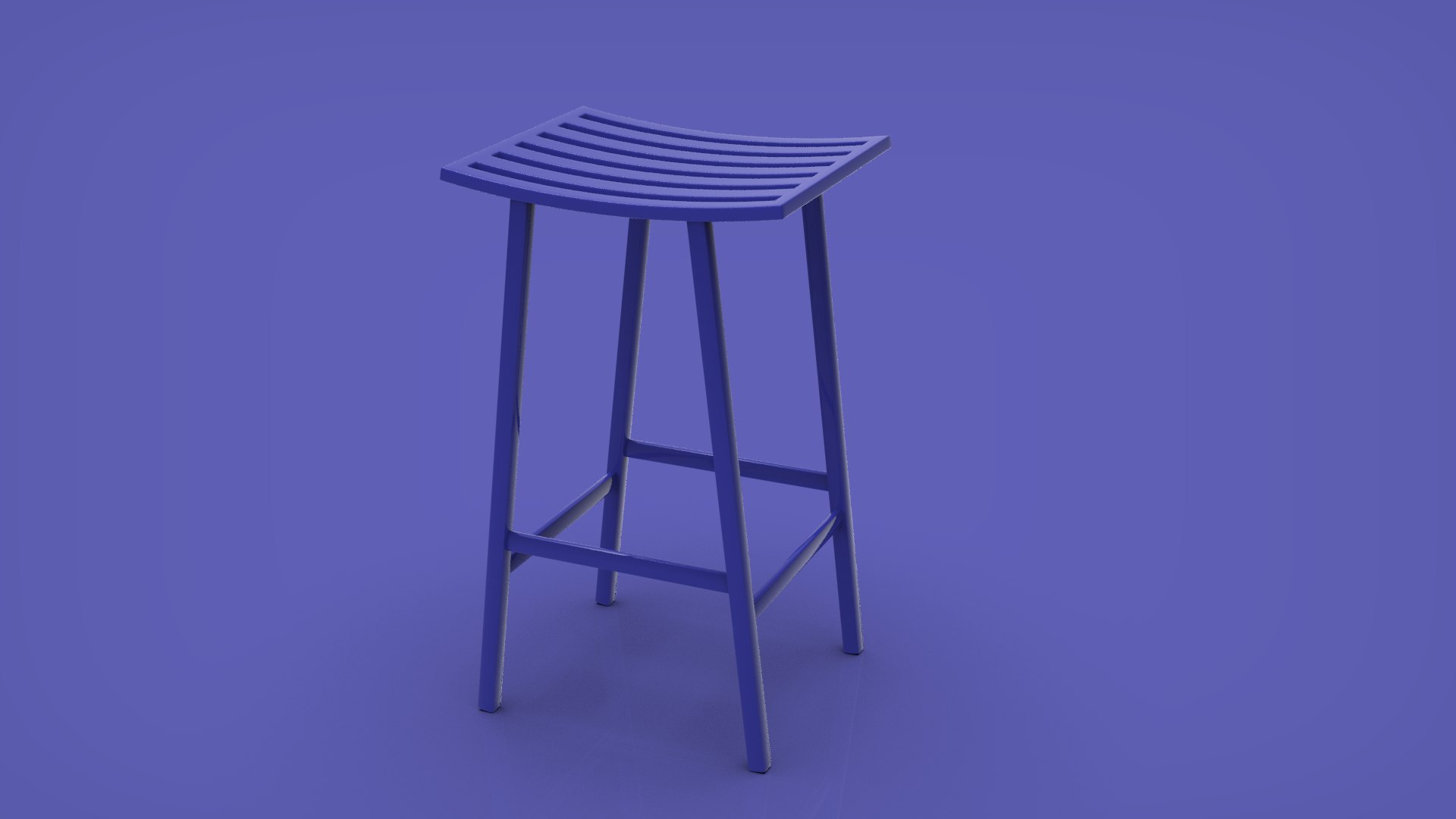 3D Plastic Stool Model - TurboSquid 2031561